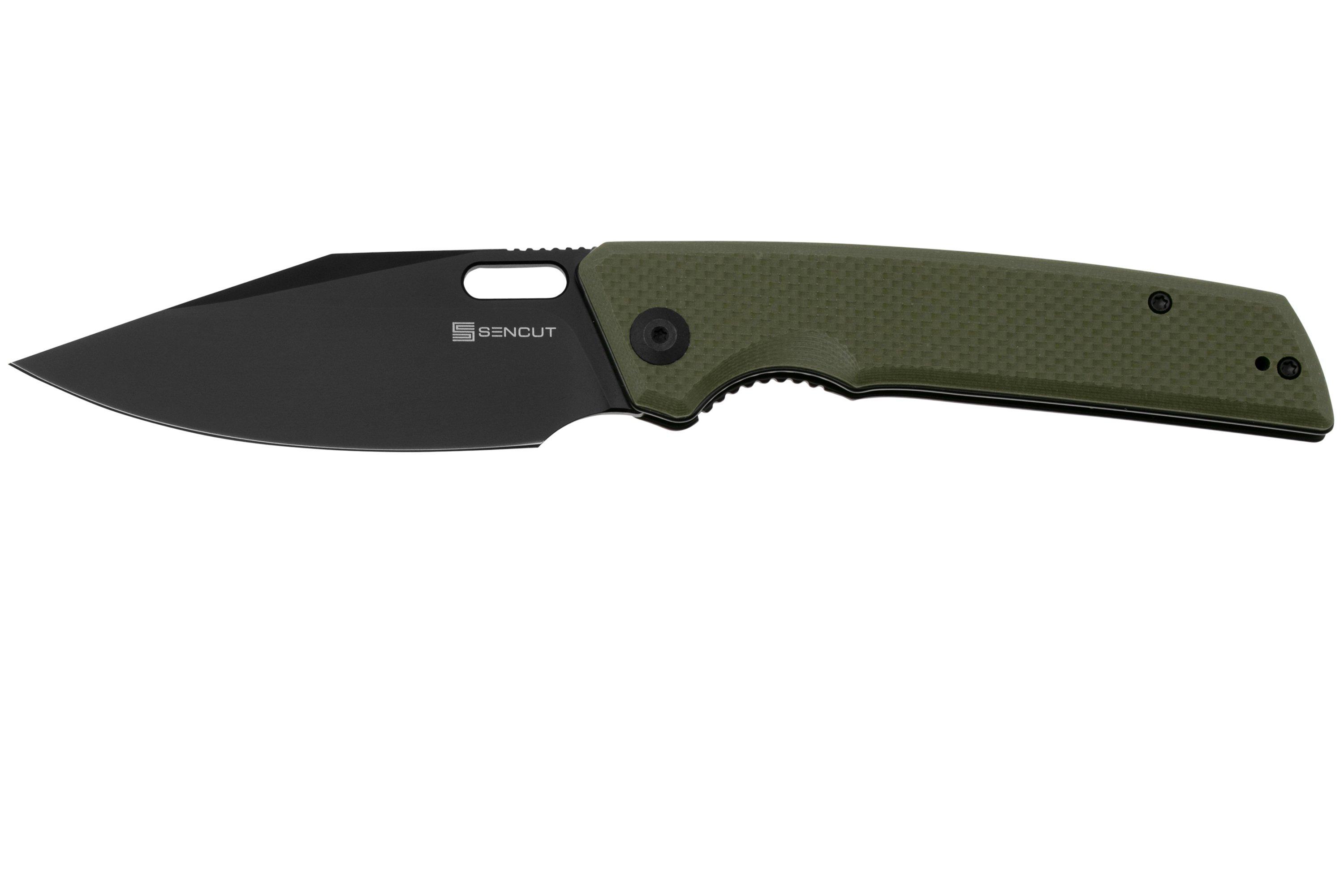 Sencut GlideStrike S23018-3 OD Green G10, pocket knife | Advantageously ...