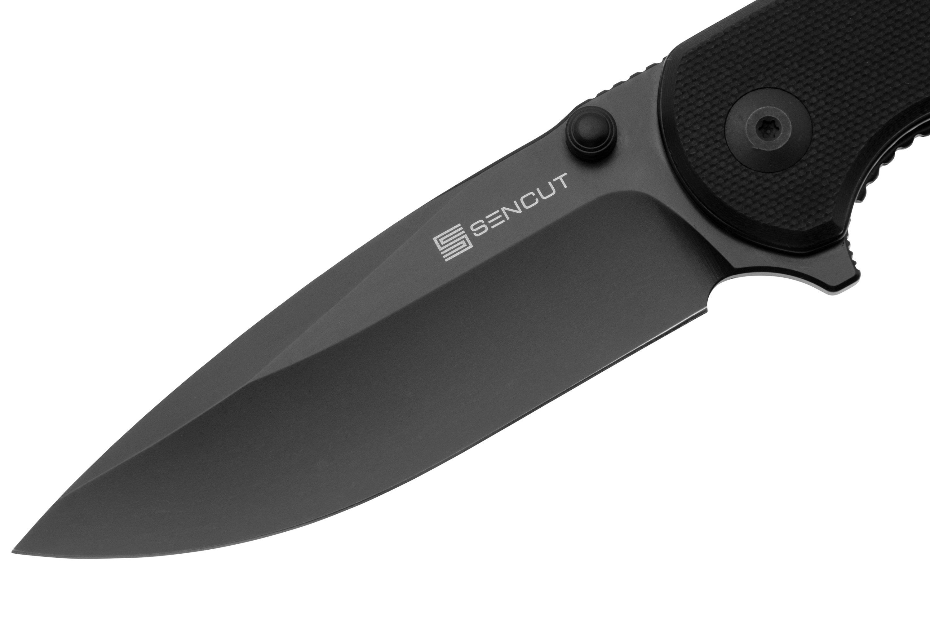 SENCUT Errant S23054B-1 Black G10, pocket knife | Advantageously ...