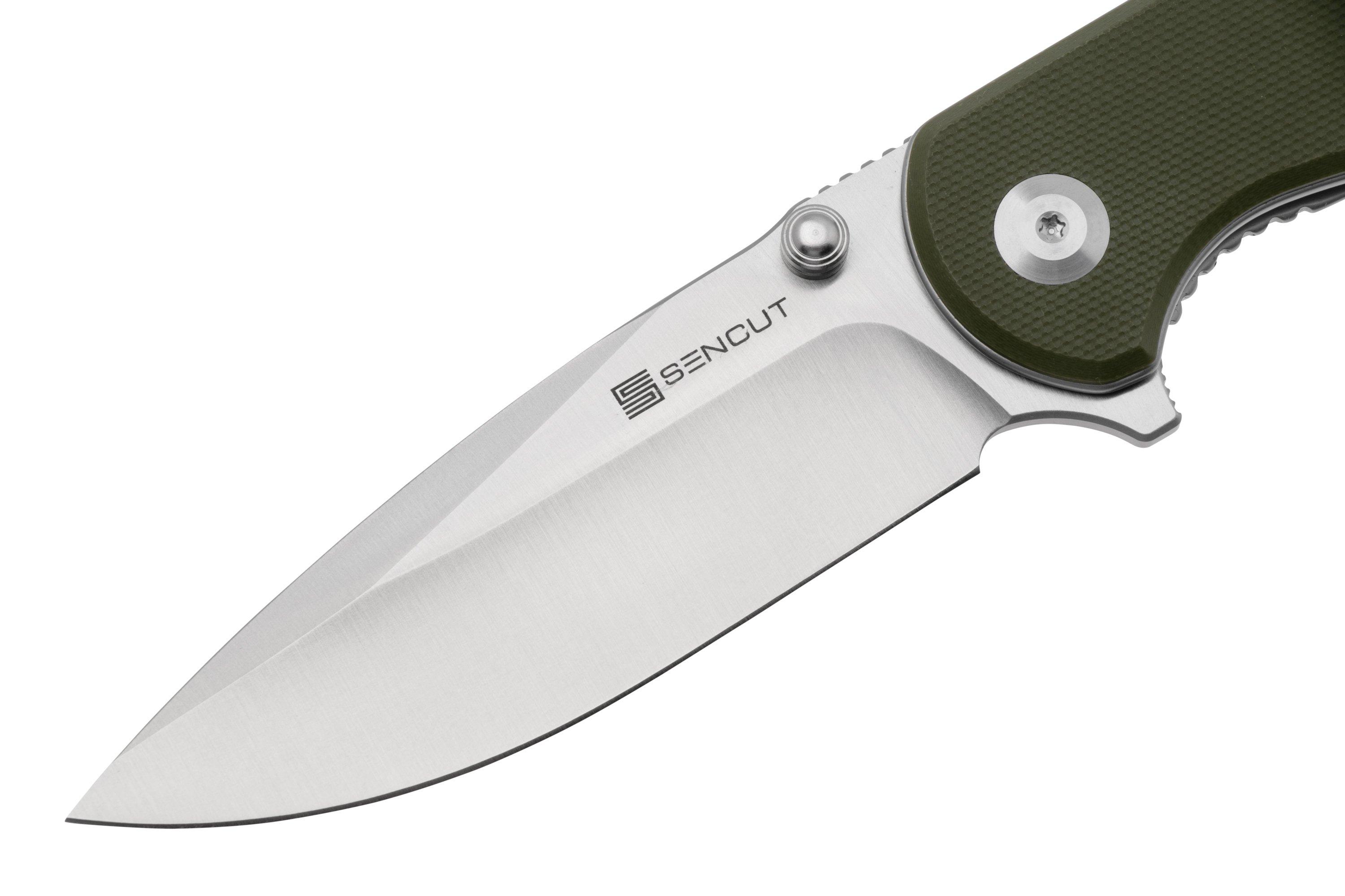 SENCUT Errant S23054B-2 OD Green G10, pocket knife | Advantageously ...