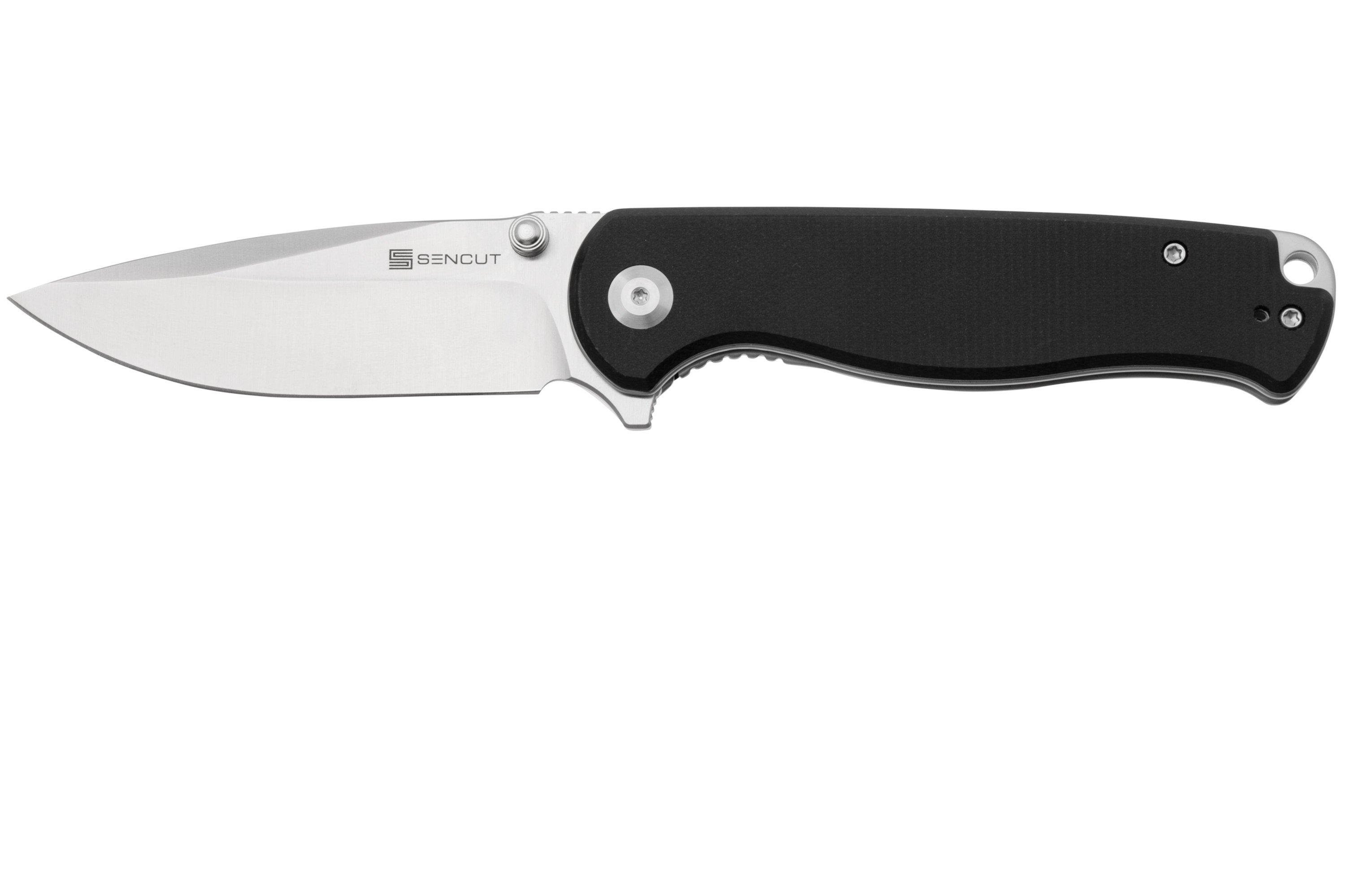 SENCUT Errant S23054B-3 Black Micarta, pocket knife | Advantageously ...