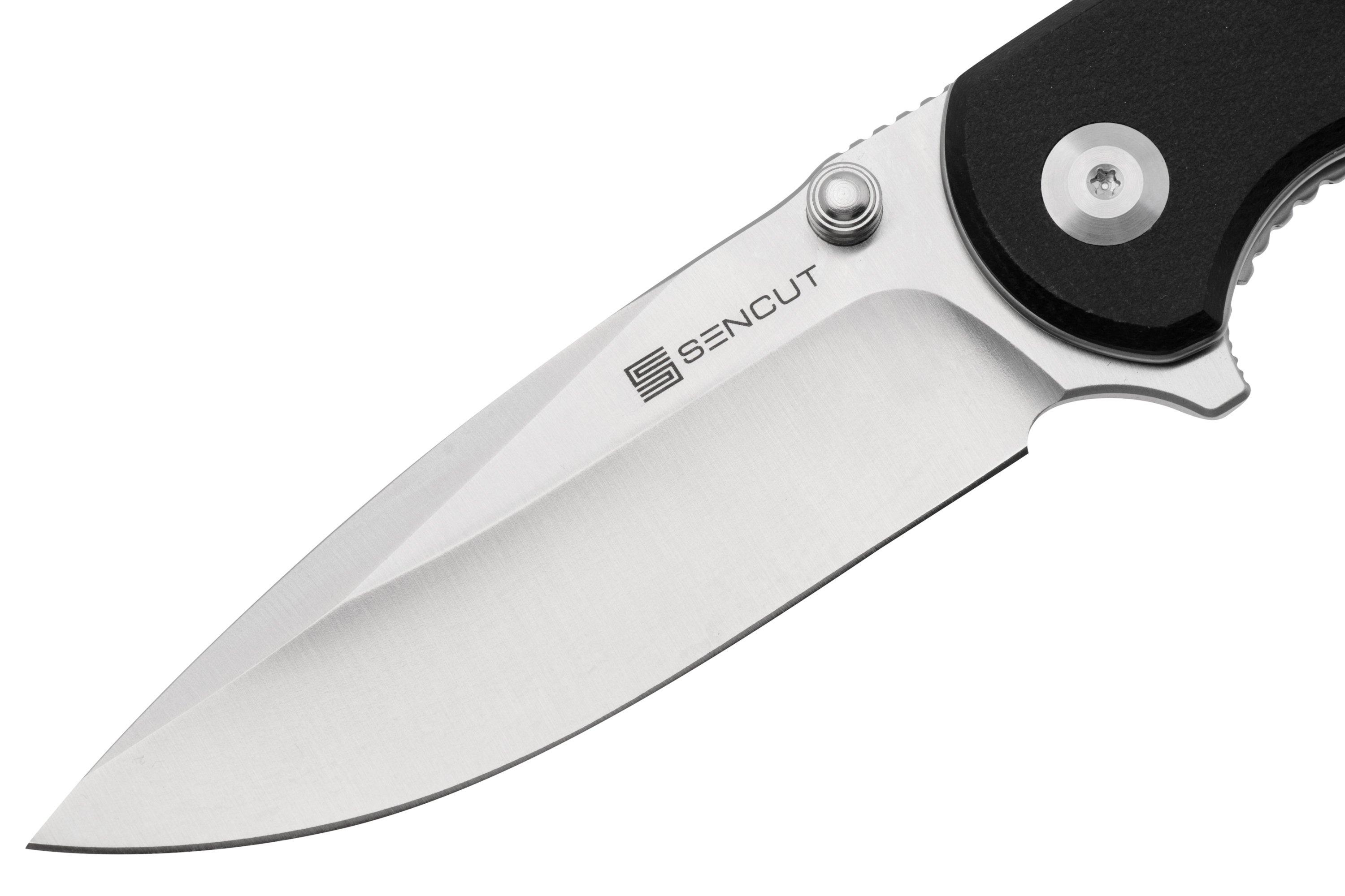 SENCUT Errant S23054B-3 Black Micarta, pocket knife | Advantageously ...