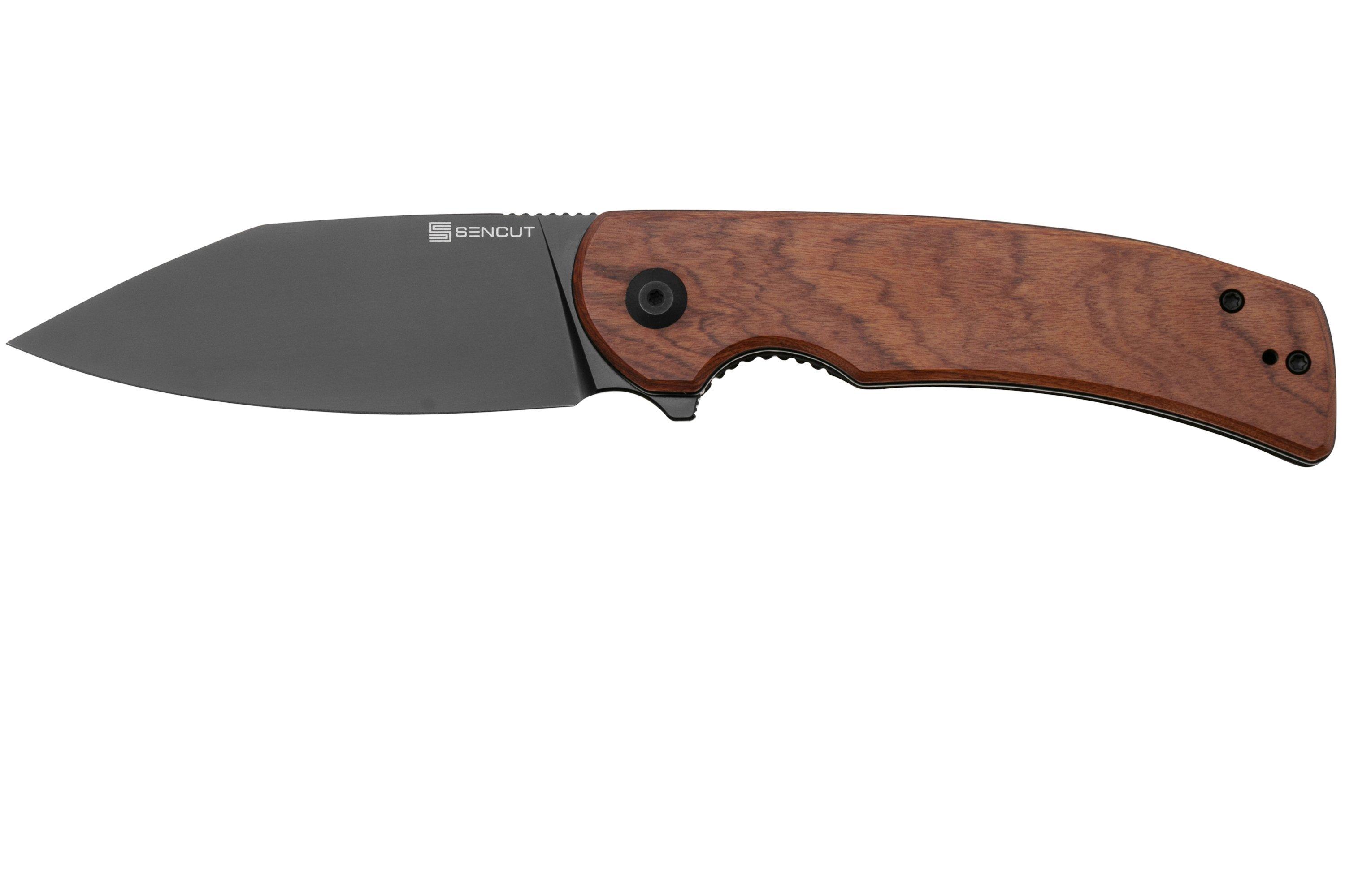 Sencut Omniform S23064-3 Black, Guibourtia Wood, pocket knife ...