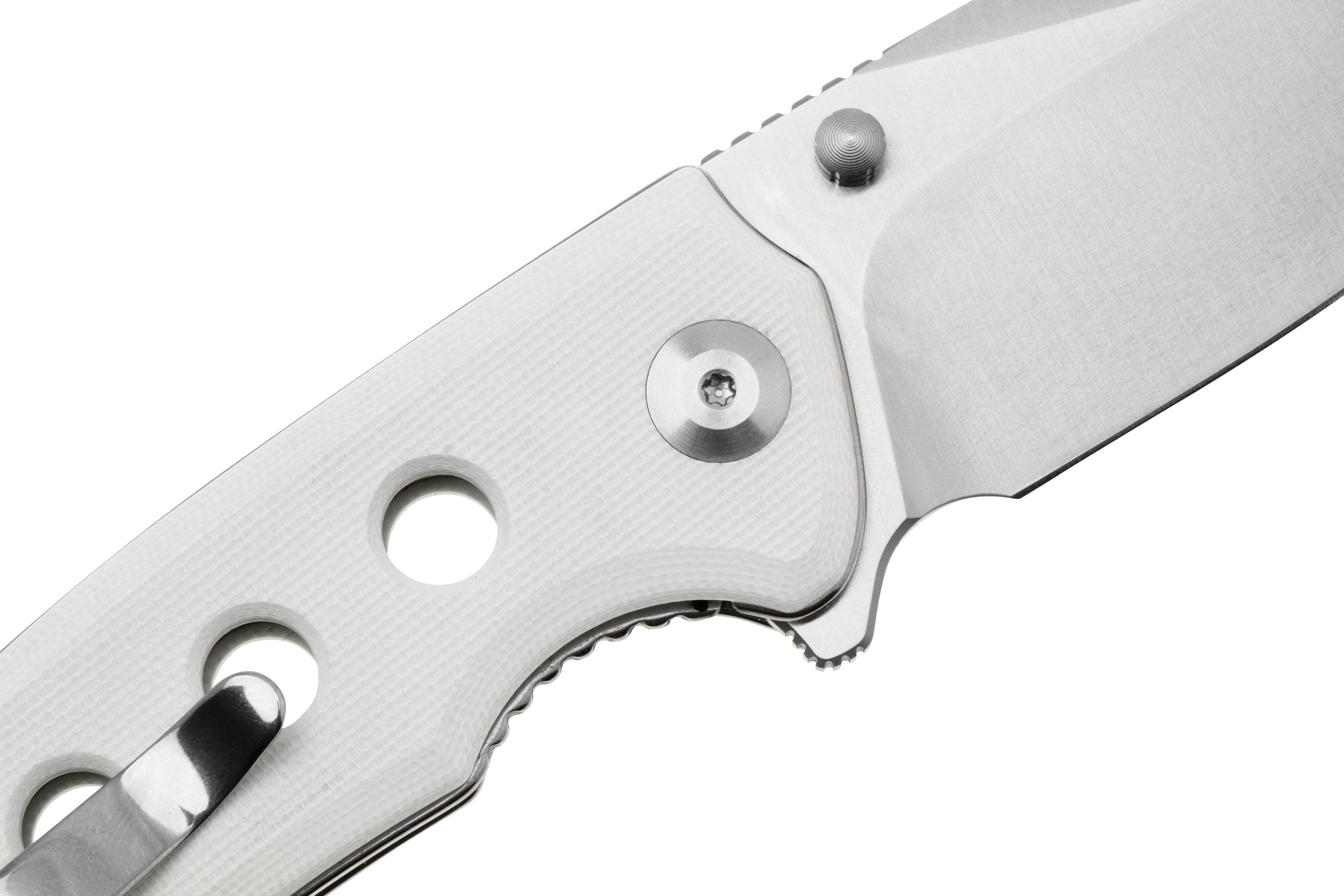 Sencut Excalis S23068-2 Satin 9Cr18MoV, White G10 zakmes | Voordelig ...
