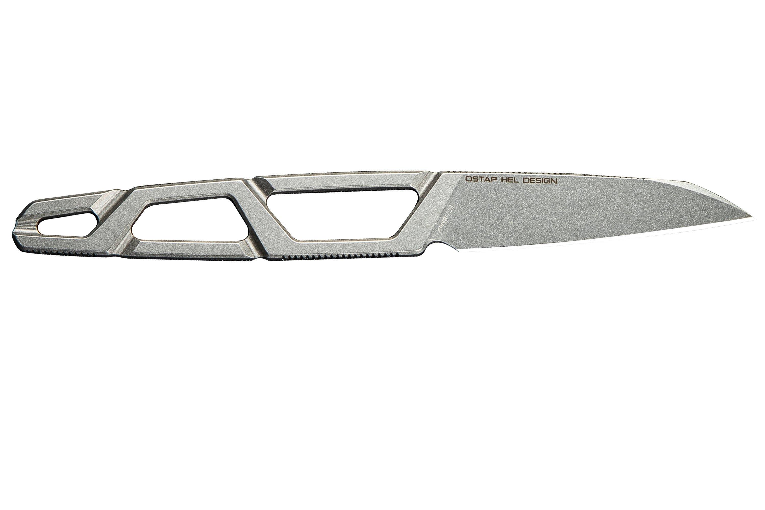 SENCUT TEXO S23095-2 Fixed Blade Neck Knife Skeletonized One-Piece ...