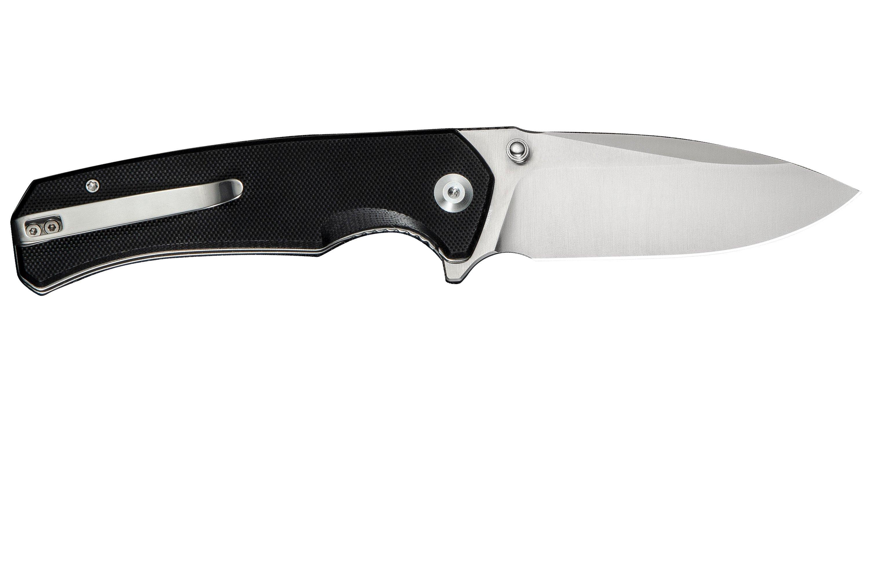 SENCUT Skarnax S24025-1 Satin 9Cr18MoV, Black G10, navaja | Compras con ...