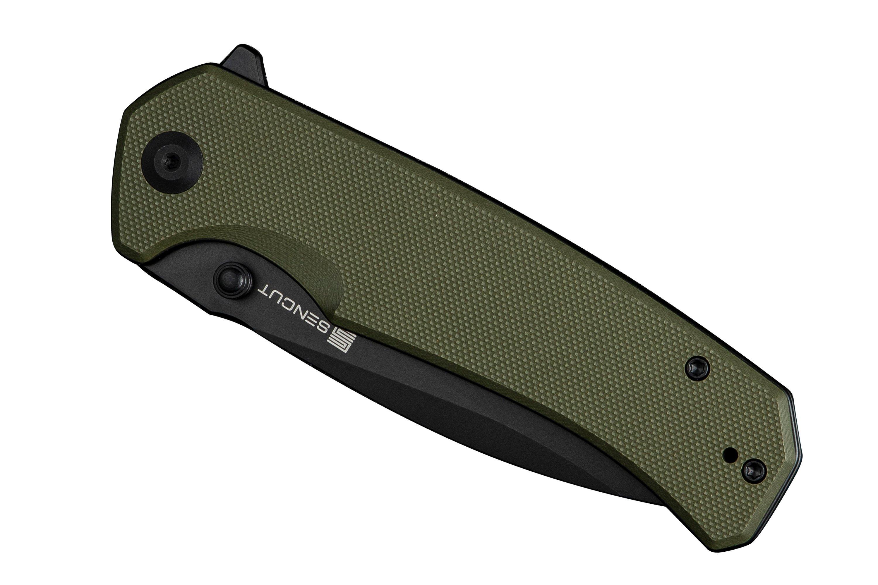 SENCUT Skarnax S24025-2 Black 9Cr18MoV, OD Green G10, navaja | Compras ...