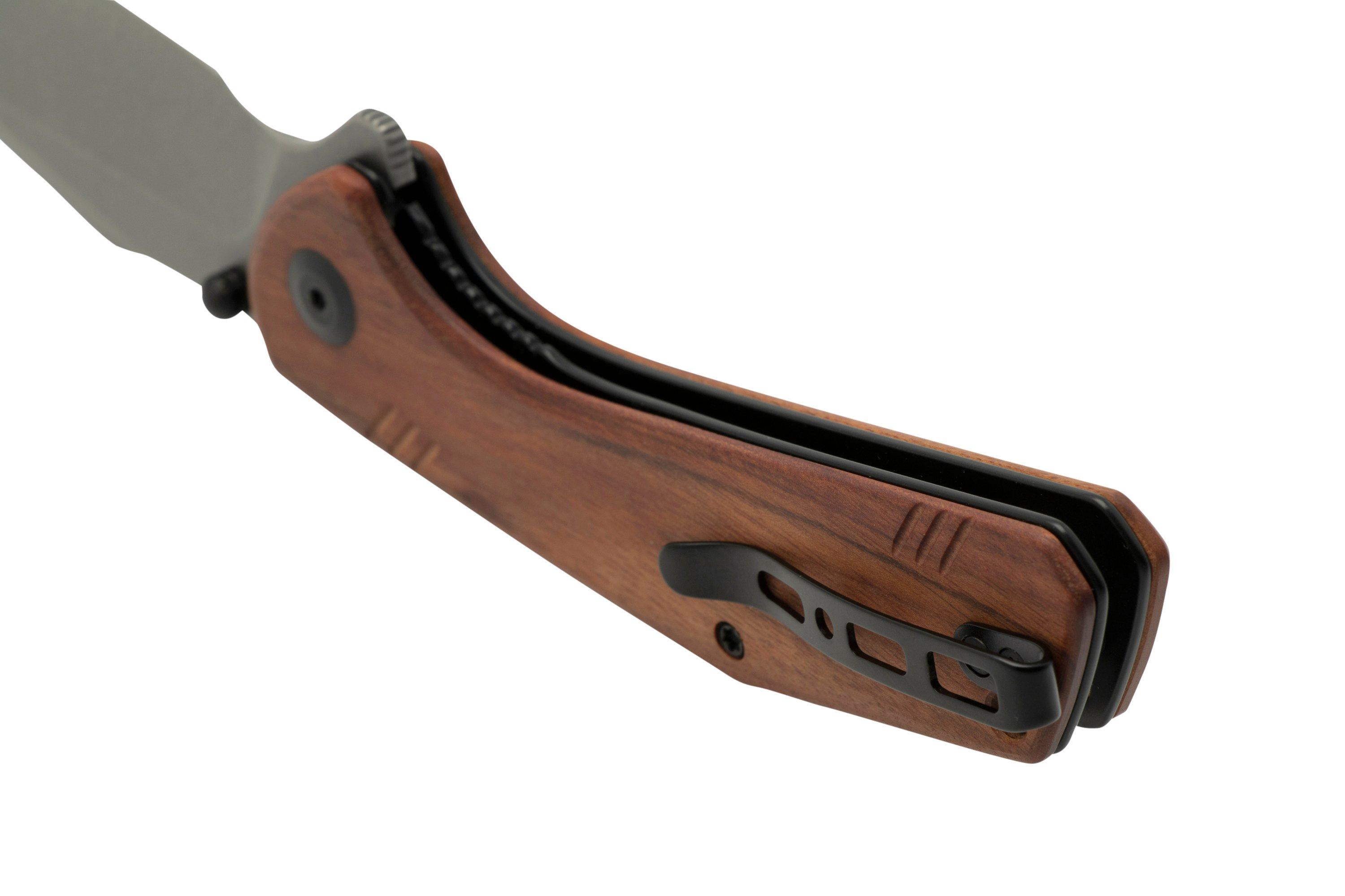 SENCUT Actium Black SA02F Cuibourtia Wood, pocket knife ...