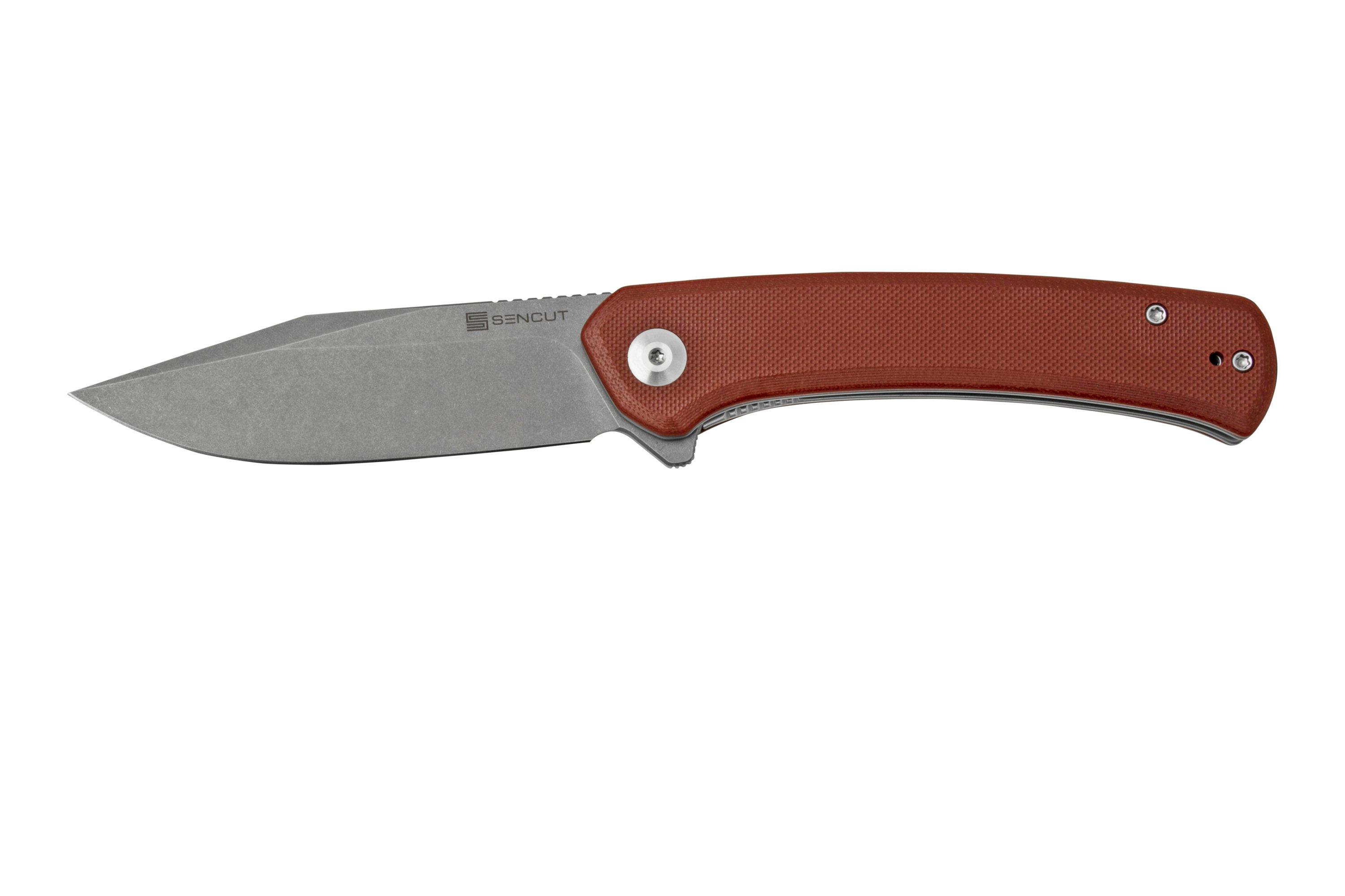 SENCUT Snap SA05A-V1 Burgundy pocket knife | Advantageously shopping at ...