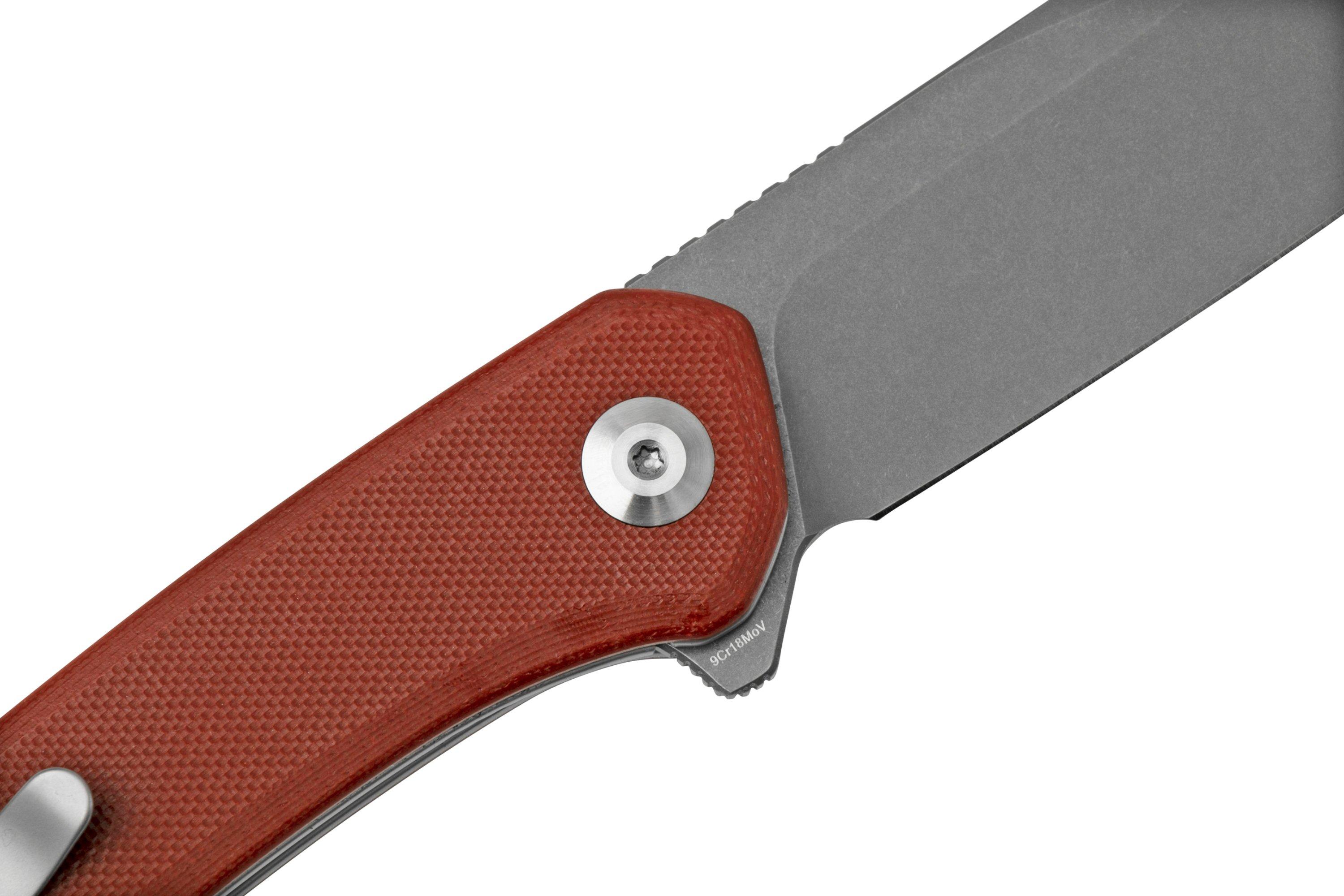 SENCUT Snap SA05A-V1 Burgundy pocket knife | Advantageously shopping at ...