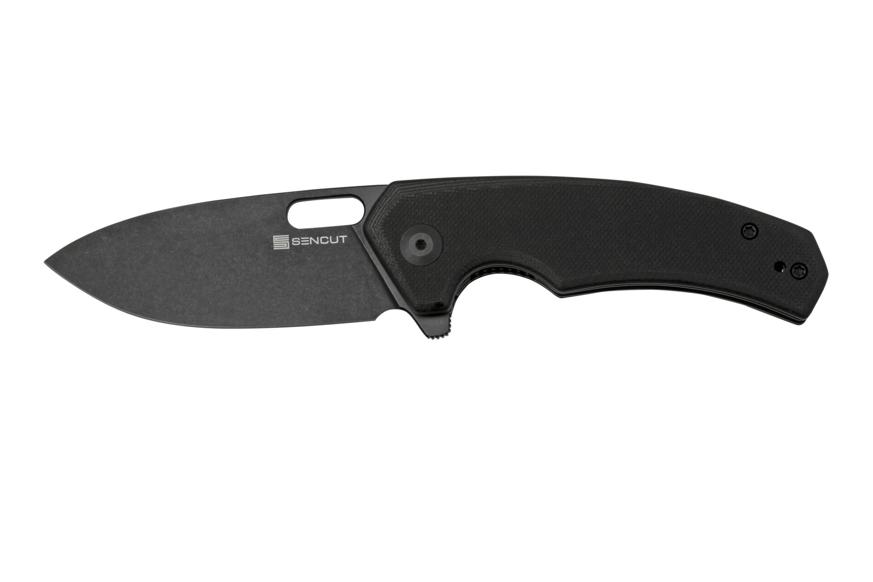 SENCUT Acumen, Black G10, SA06A pocket knife | Advantageously shopping ...