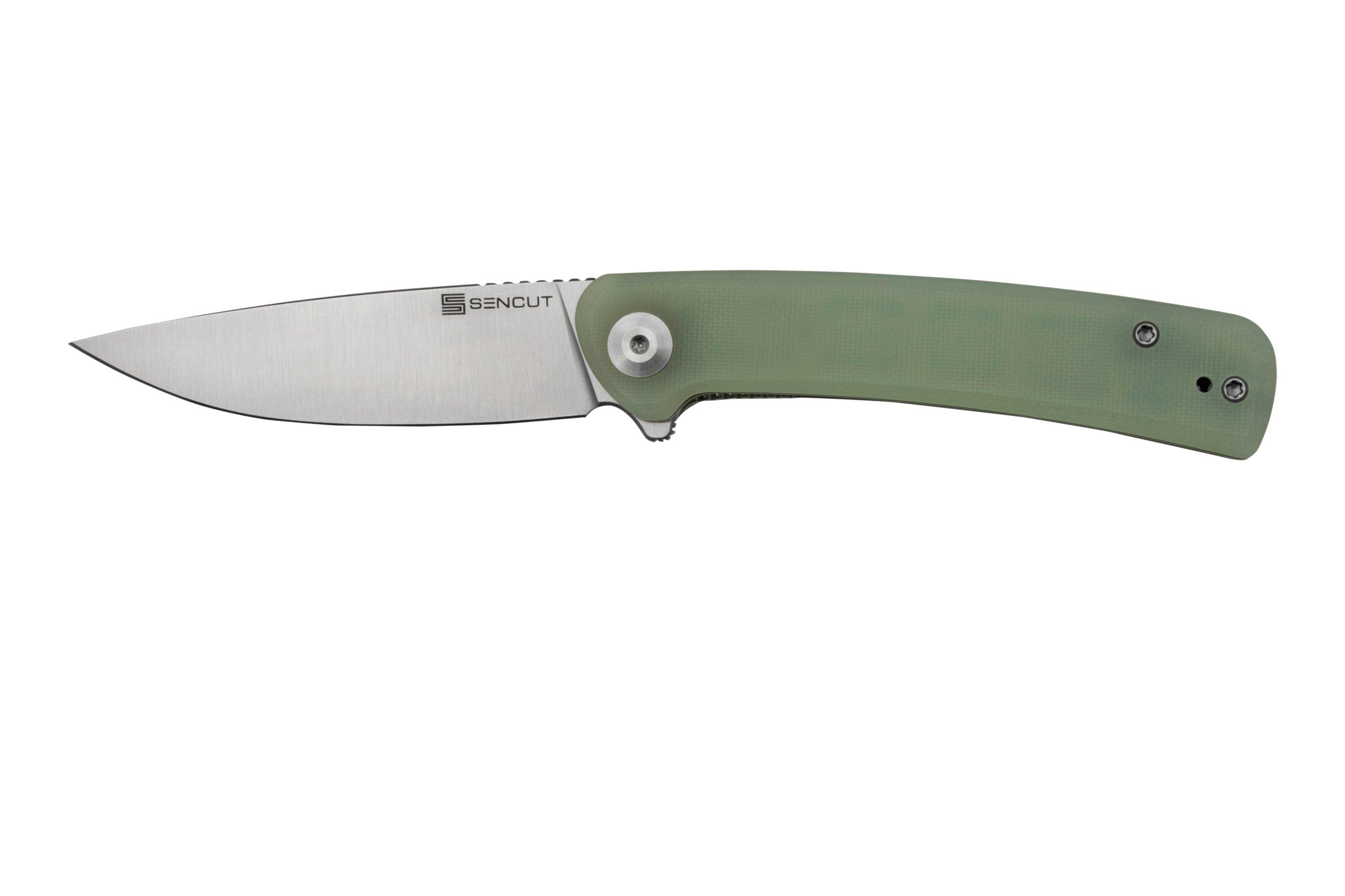 SENCUT Neches, Natural G10, SA09B pocket knife | Advantageously ...