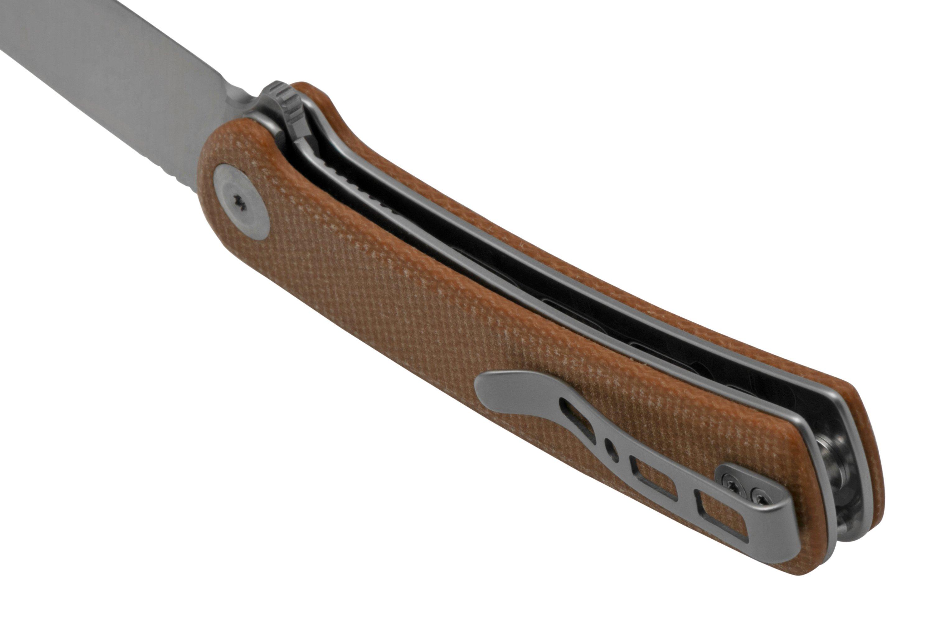 SENCUT Neches, Brown Micarta, SA09D zakmes | Voordelig kopen bij ...