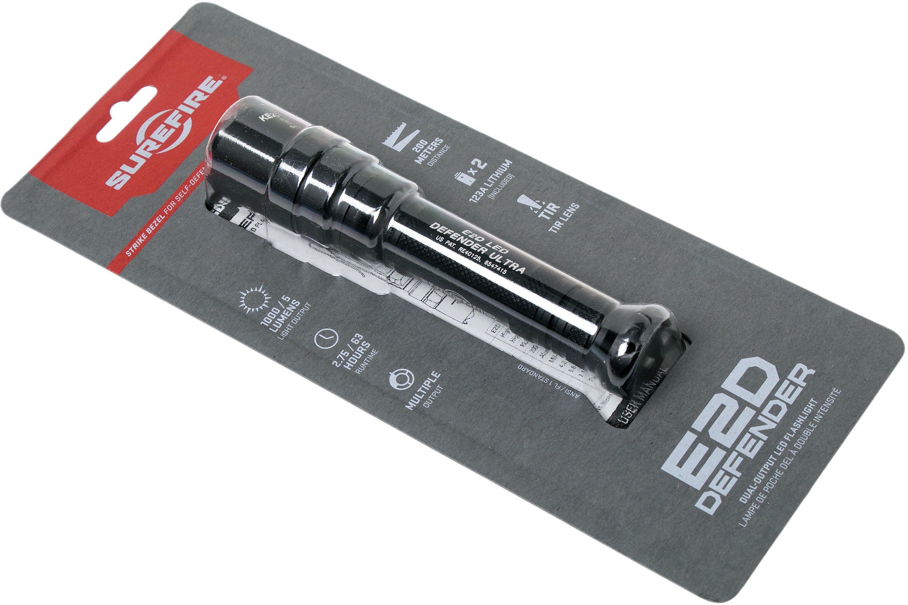 SureFire E2D Defender dual-output led-zaklamp | Voordelig kopen bij knivesandtools.be