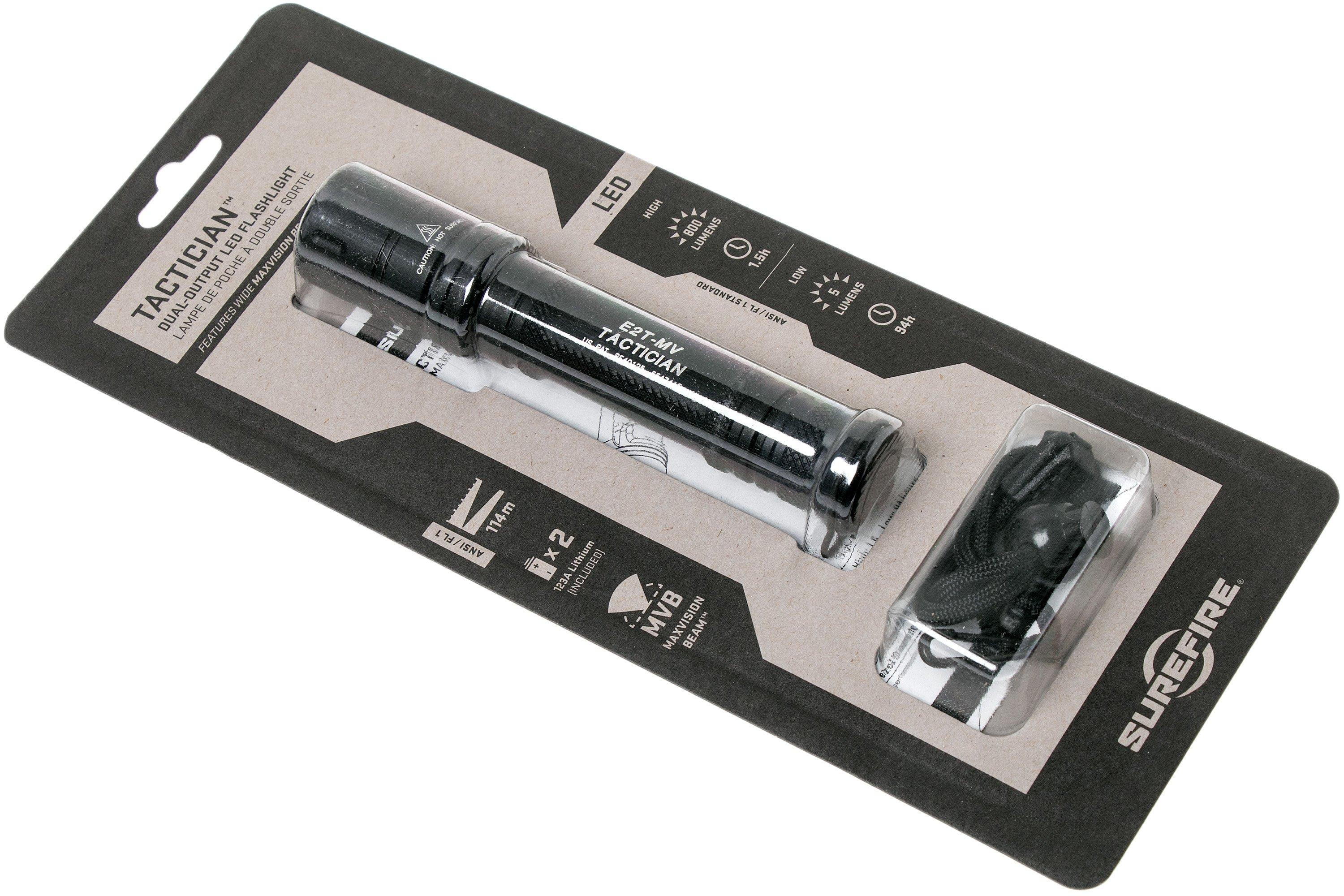 SureFire Tactical EDC-flashlight 800 lumens, E2T-MV | Advantageously ...