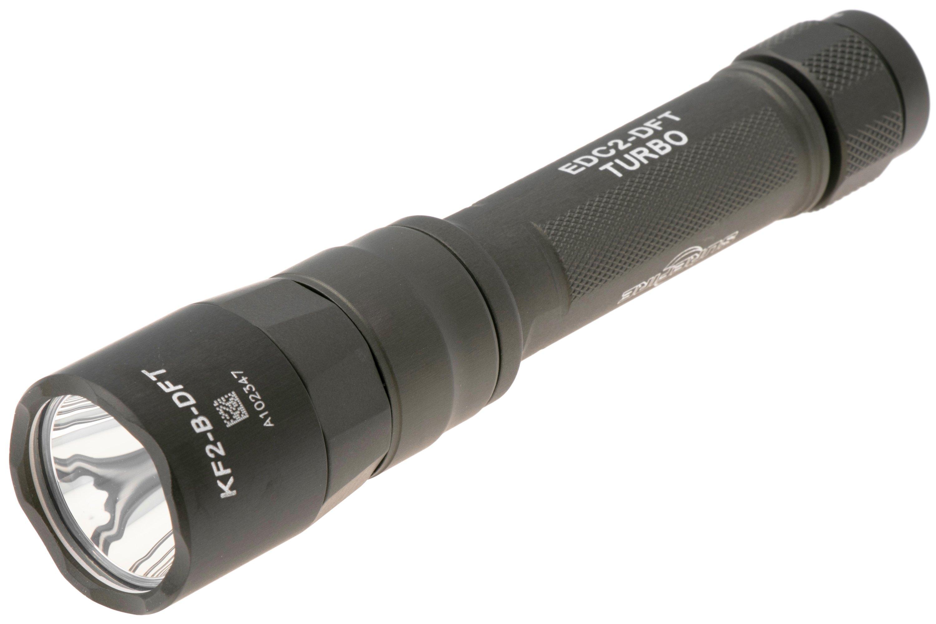 SureFire EDC2-DFT Turbo Gray, EDC flashlight, 700 lumen ...