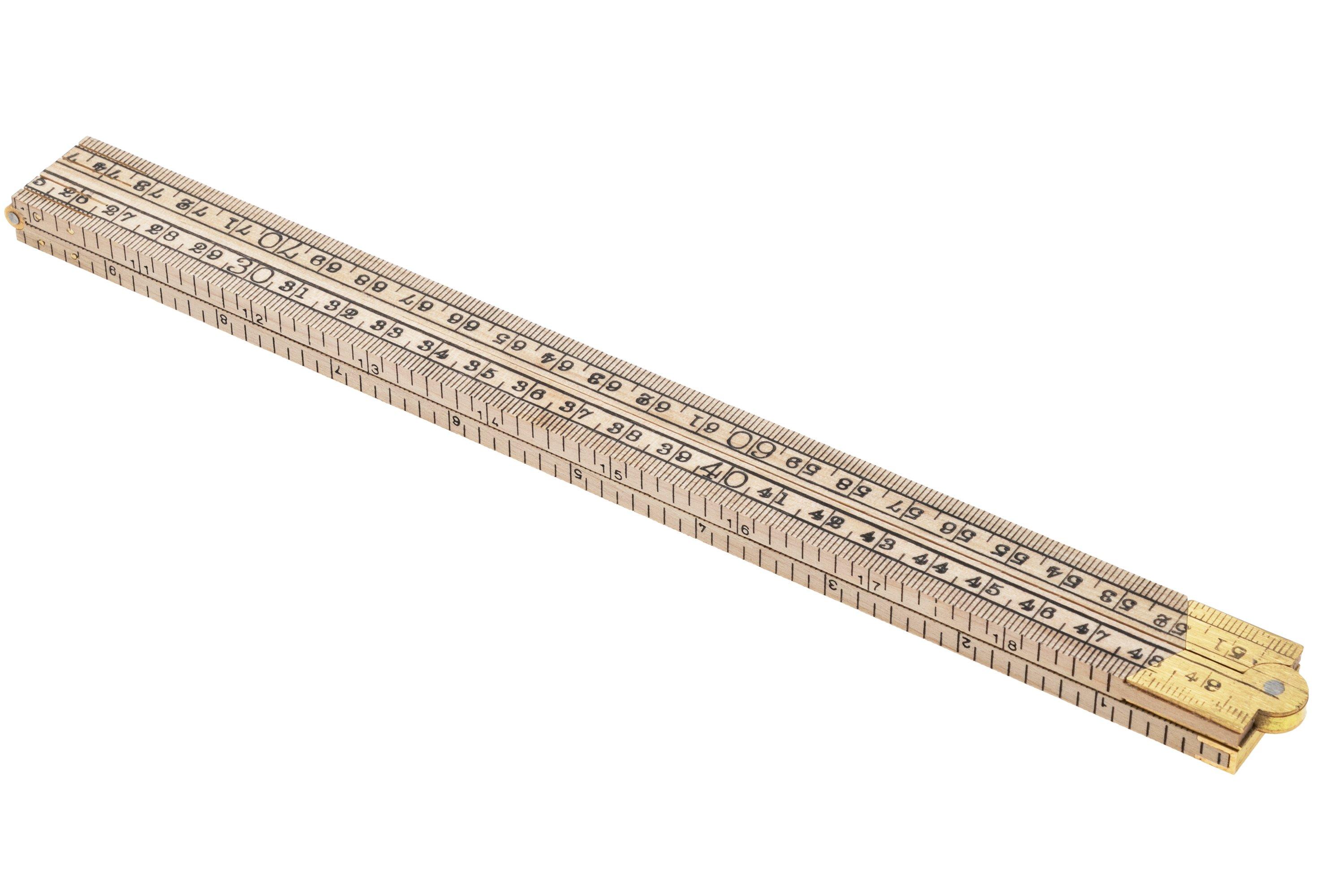 Schuil 1514, wooden folding rule, 1 m | Advantageously shopping at ...