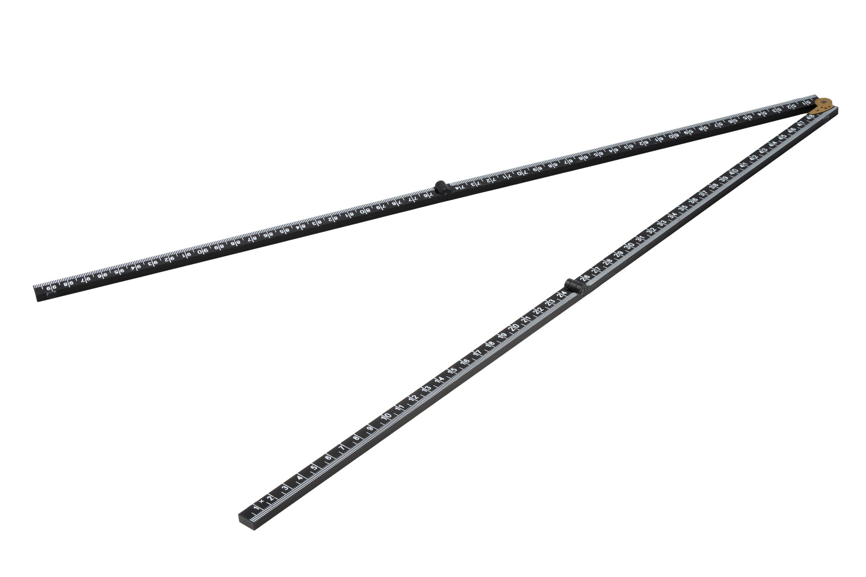 Schuil 8625, règle pliante en plastique noir, 1 m | Achetez à prix ...