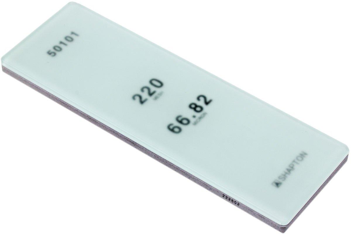 Shapton Glass Stone HR grit 220 coarse 66.82 micron sharpening stone ...