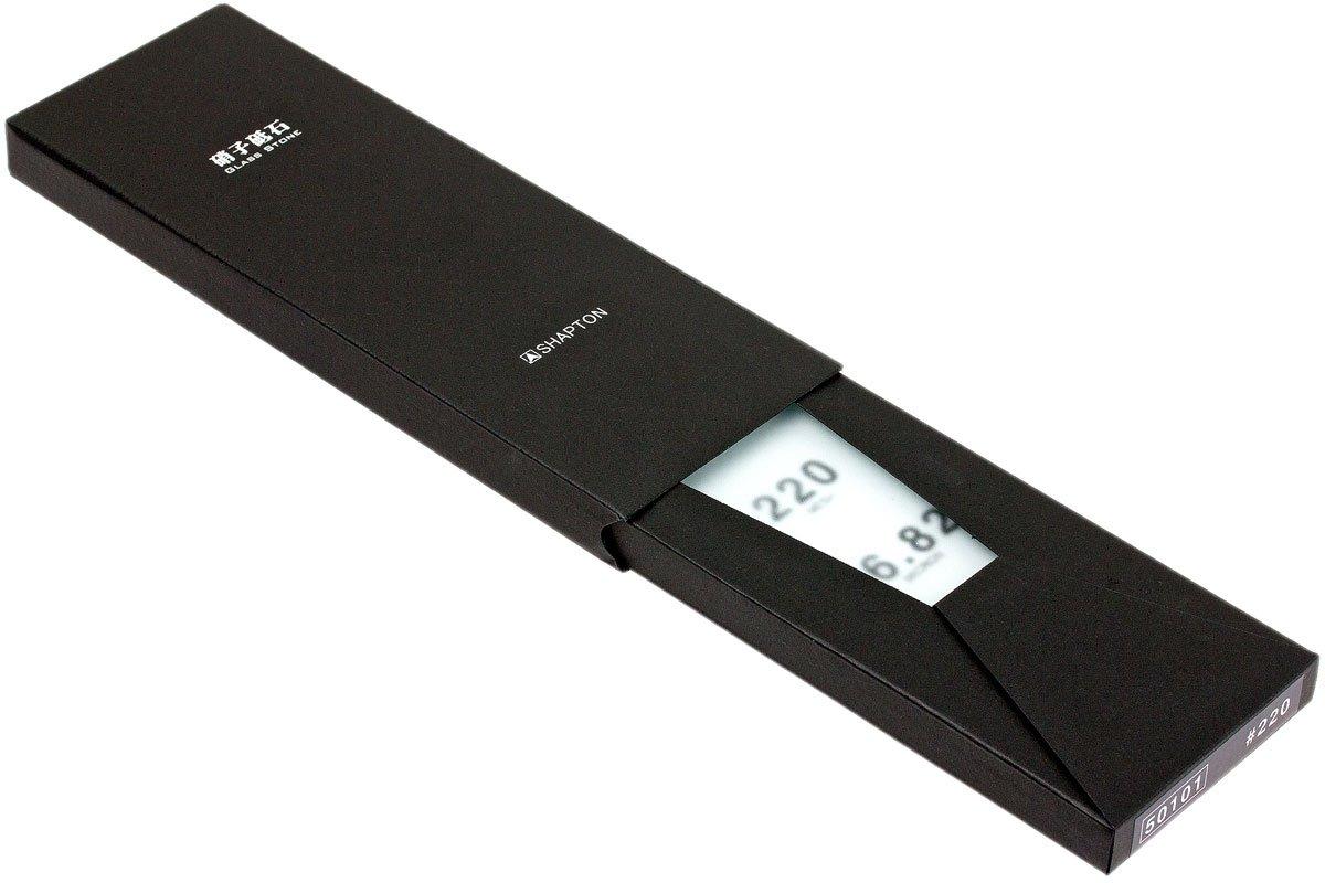 Shapton Glass Stone HR grit 220 coarse 66.82 micron sharpening stone ...