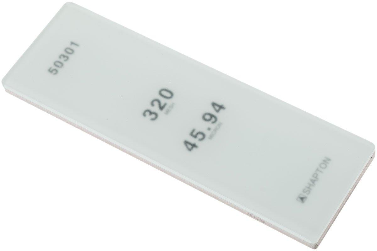 Shapton Glass Stone HR grain 320 coarse 45.94 micron sharpening stone ...