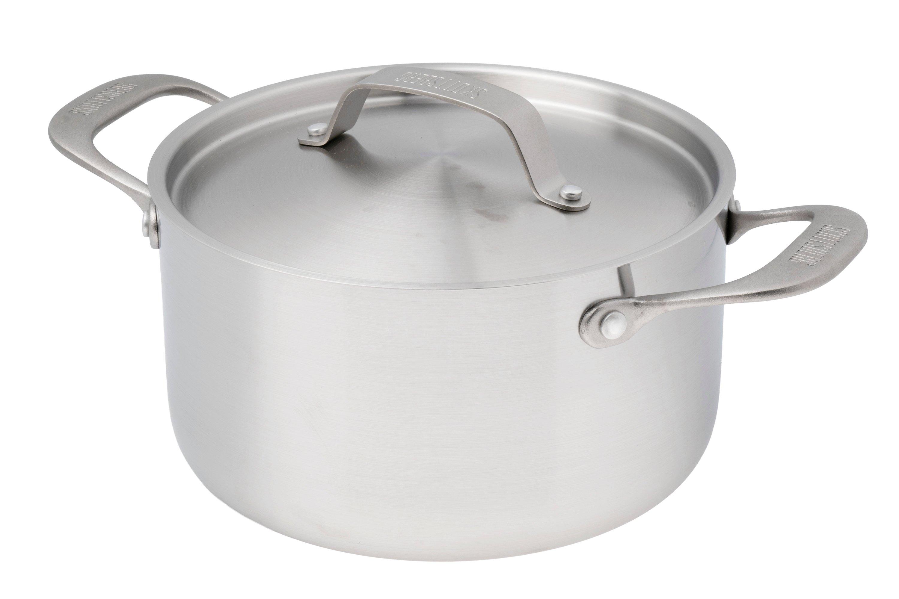 Skottsberg Stainless Steel 535703 pot with lid, 20 cm | Advantageously ...