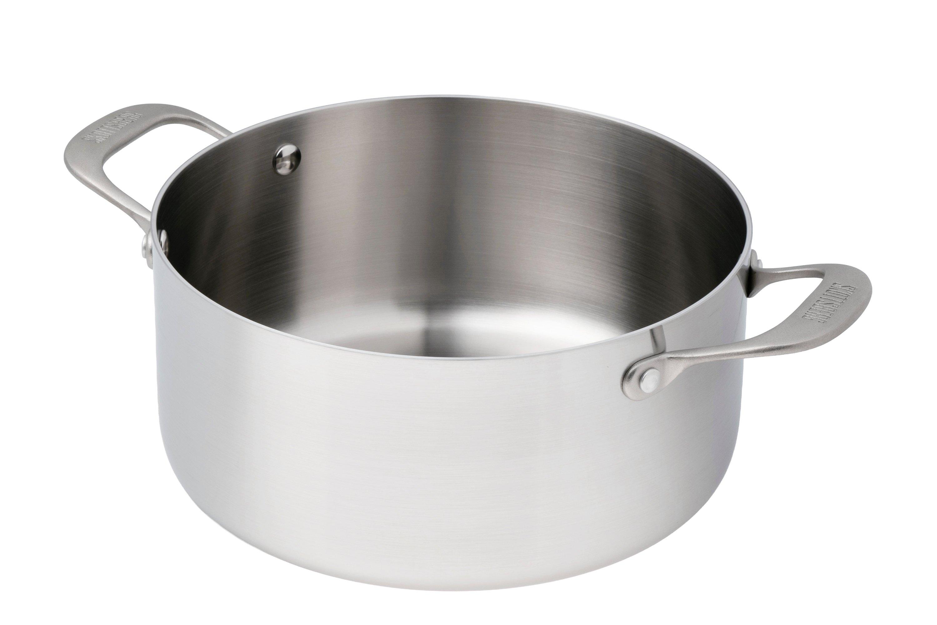Skottsberg Stainless Steel 535704 pot with lid, 24 cm | Advantageously ...