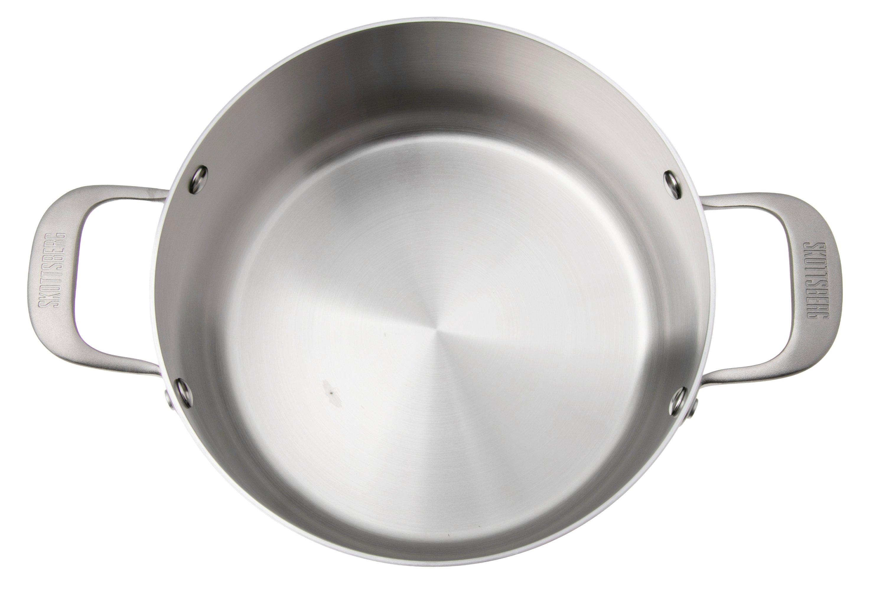 Skottsberg Stainless Steel 535704 pot with lid, 24 cm | Advantageously ...