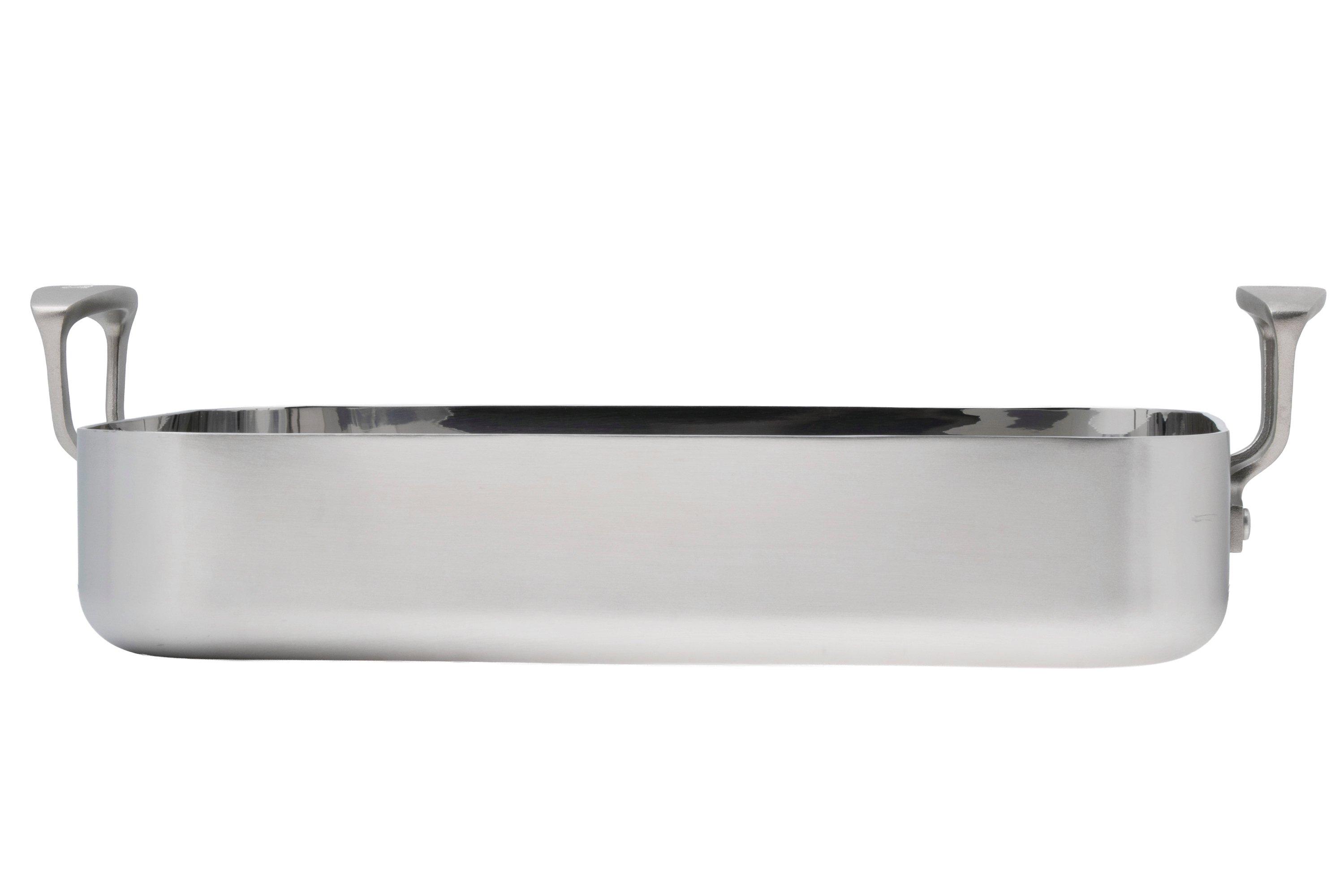 Skottsberg Stainless Steel 7262312 braadslede met rooster, 35 x 25 cm ...