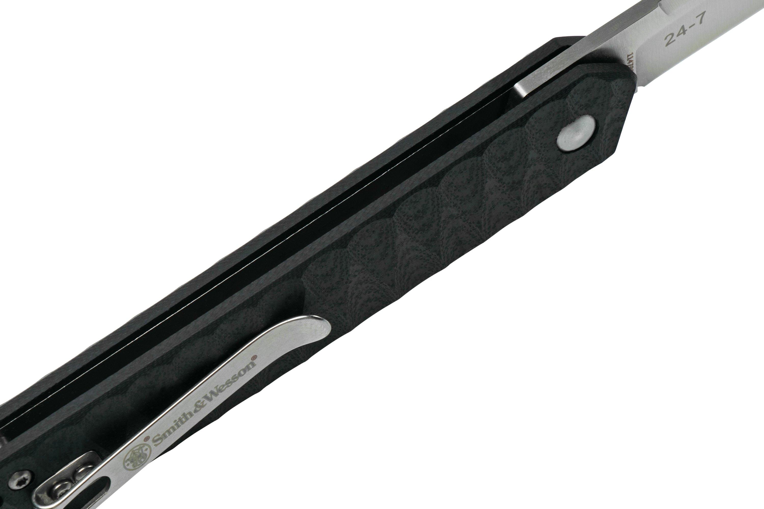 Smith & Wesson 24/7 Tanto Folder 1147097 pocket knife | Advantageously ...