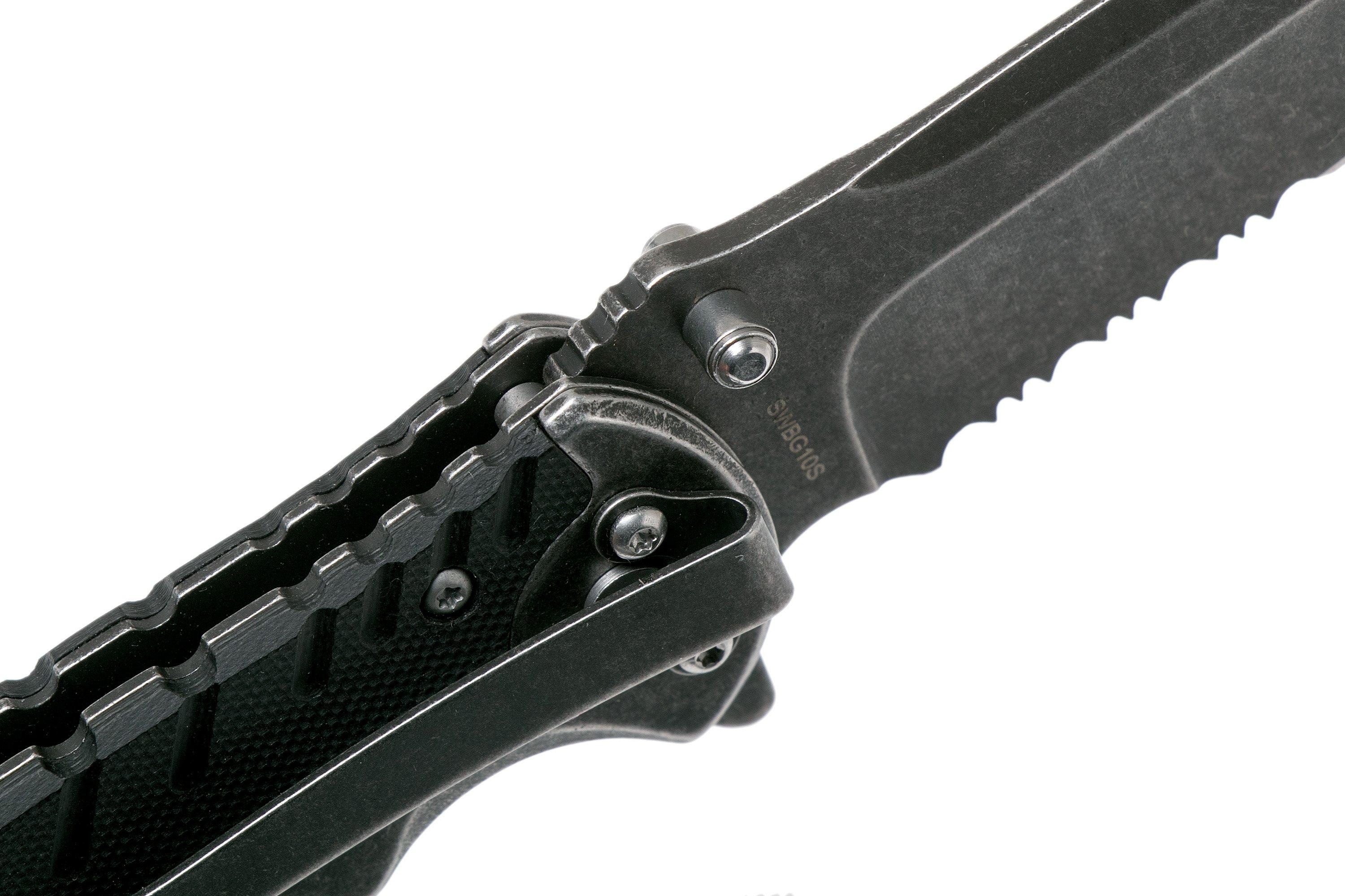 Smith & Wesson Border Guard SWBG10S, rescue knife | Advantageously ...