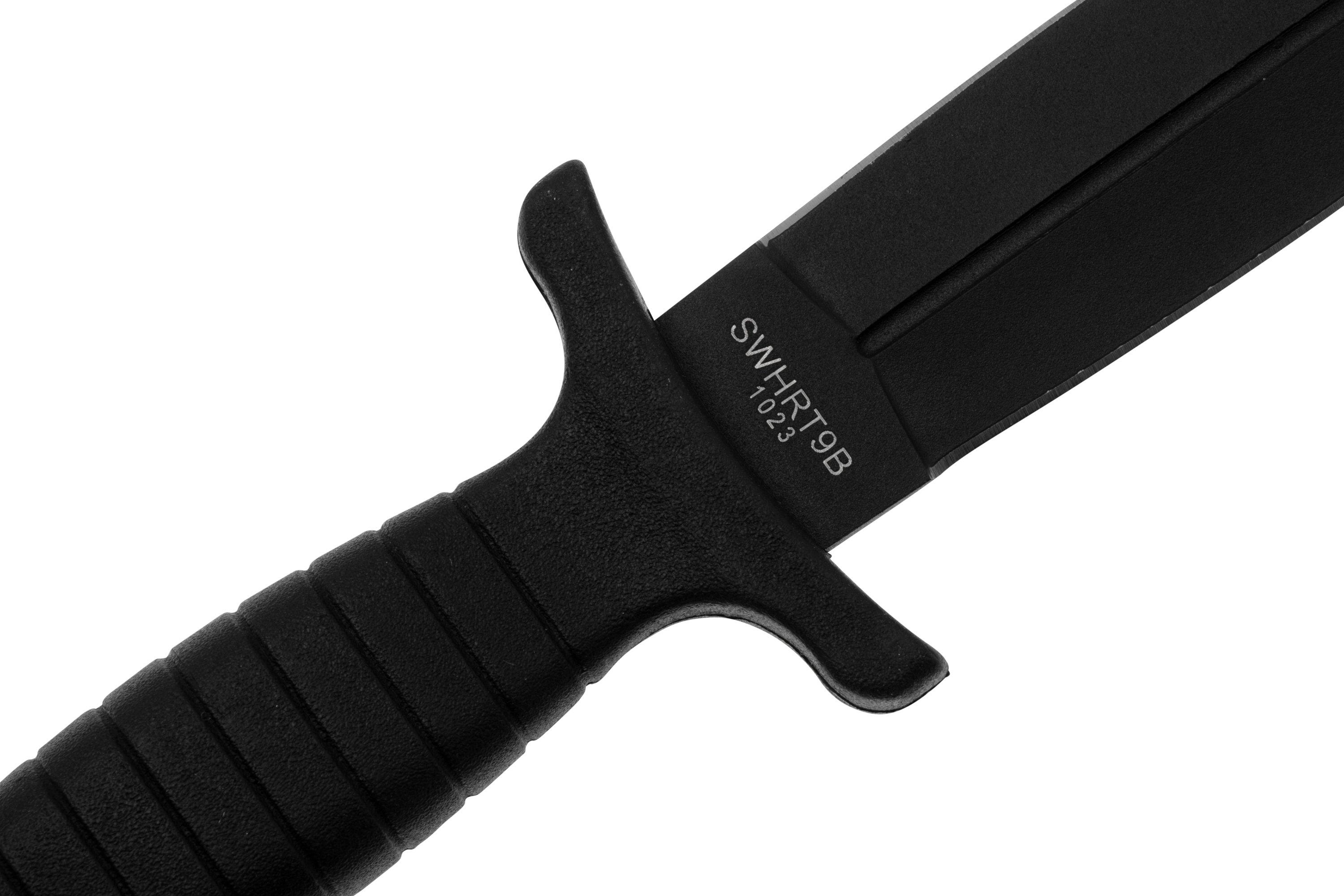 Smith & Wesson H.R.T. SWHRT9BCP Full Tang Spear Point Fixed Blade ...