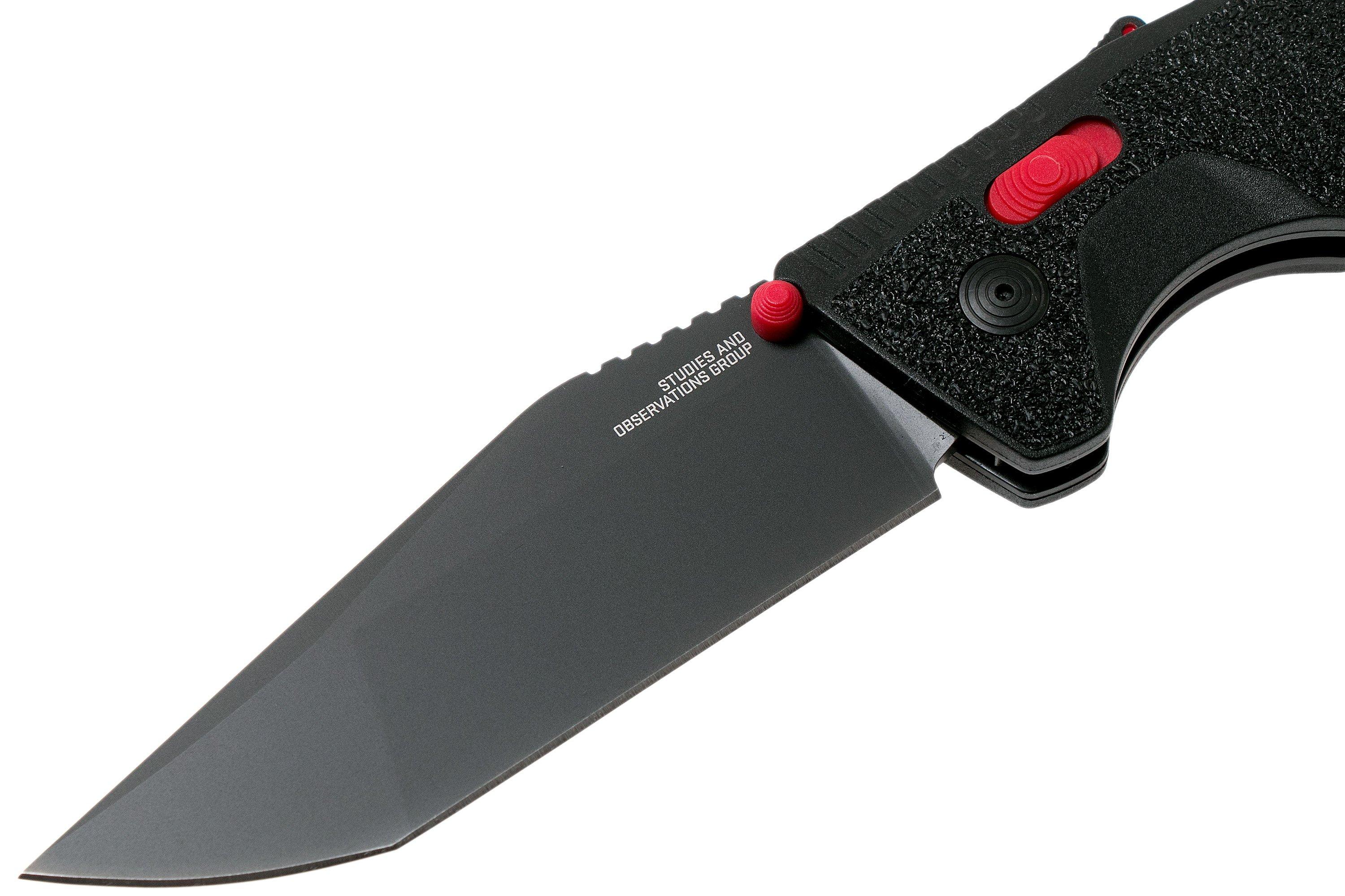 SOG Trident AT Black Red Tanto 11-12-04-57 pocket knife ...