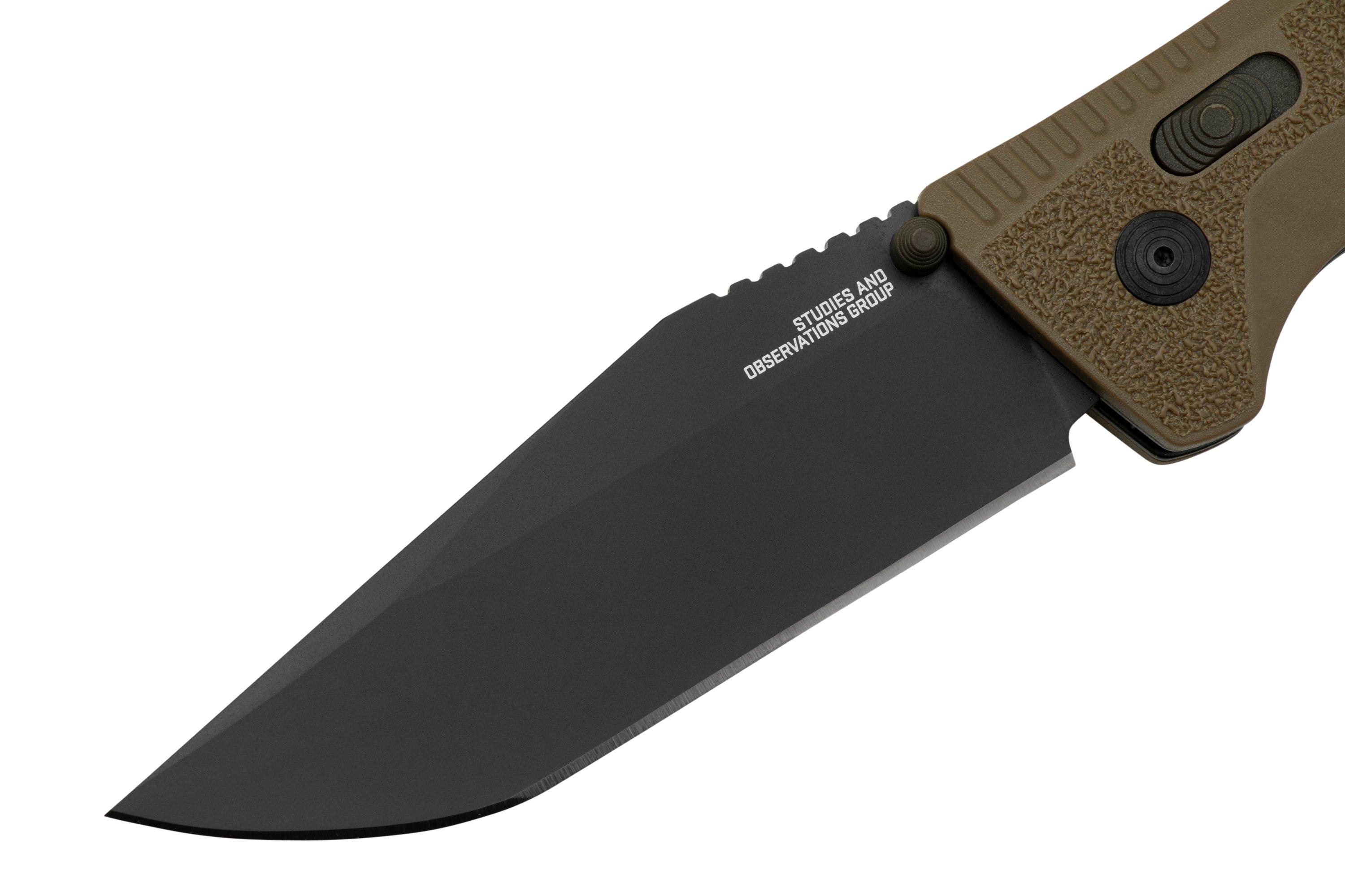 SOG Trident AT Flat Dark Earth Tanto 11-12-12-41 pocket knife ...