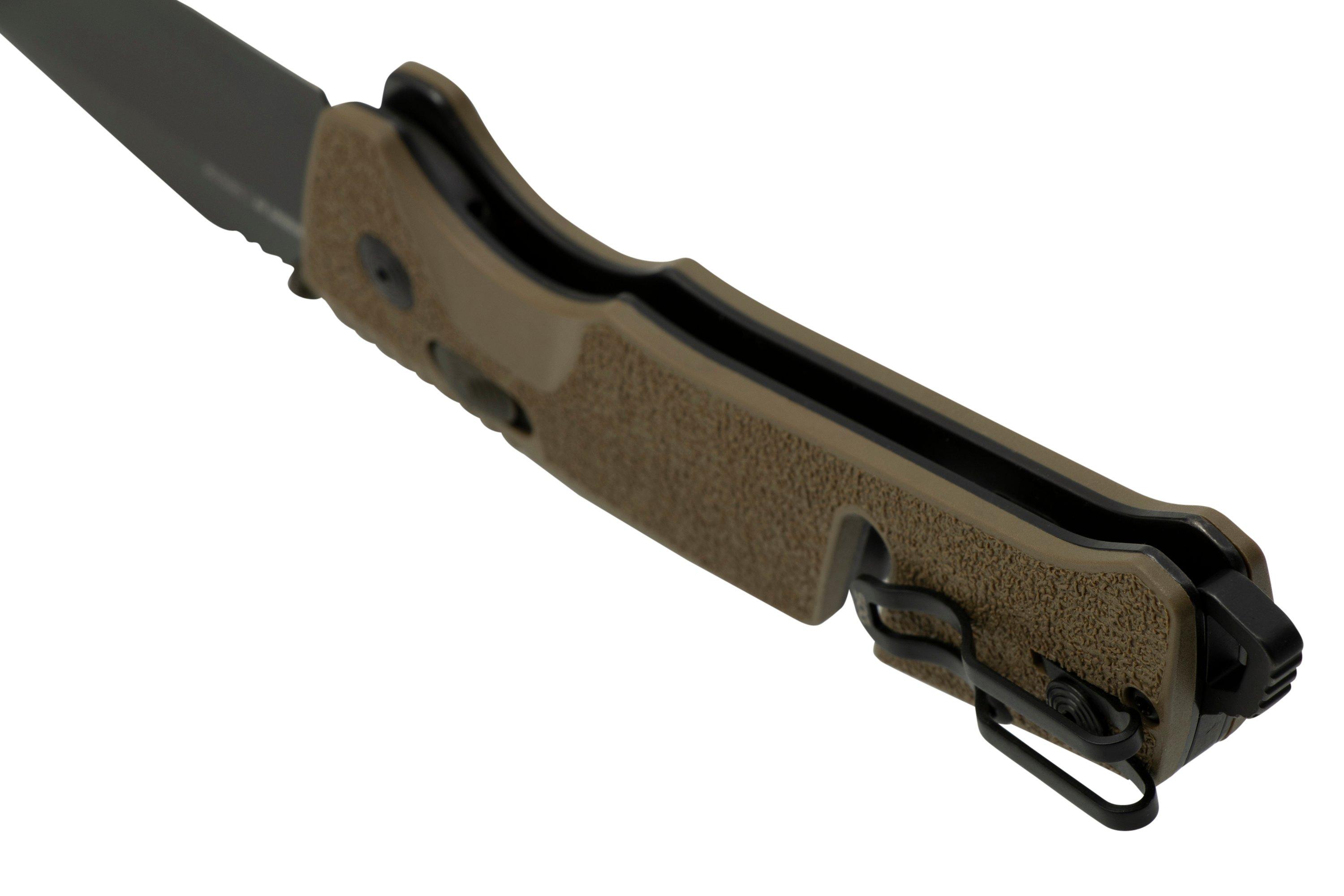 SOG Trident AT Flat Dark Earth Tanto 11-12-12-41 pocket knife ...