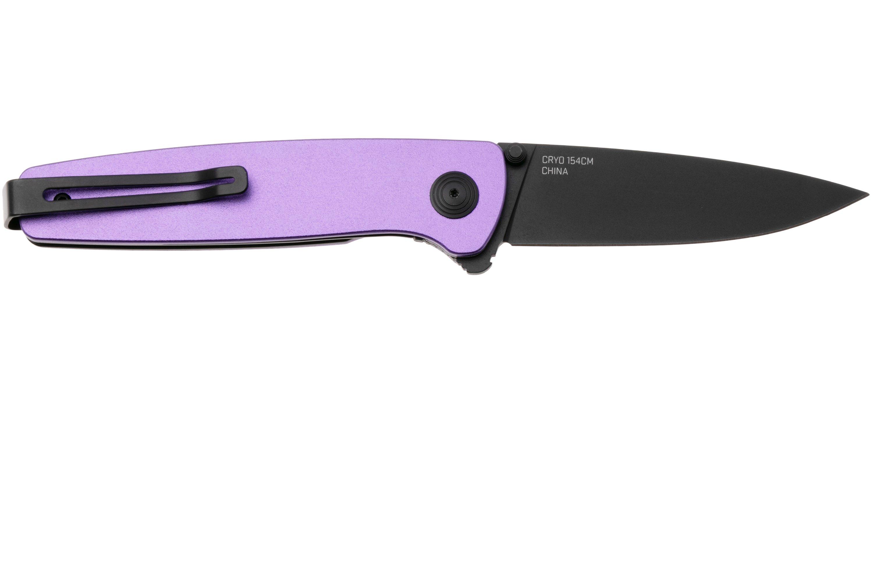 SOG Twitch III 11-15-06-43, Black 154CM, Purple Aluminum, Black ...