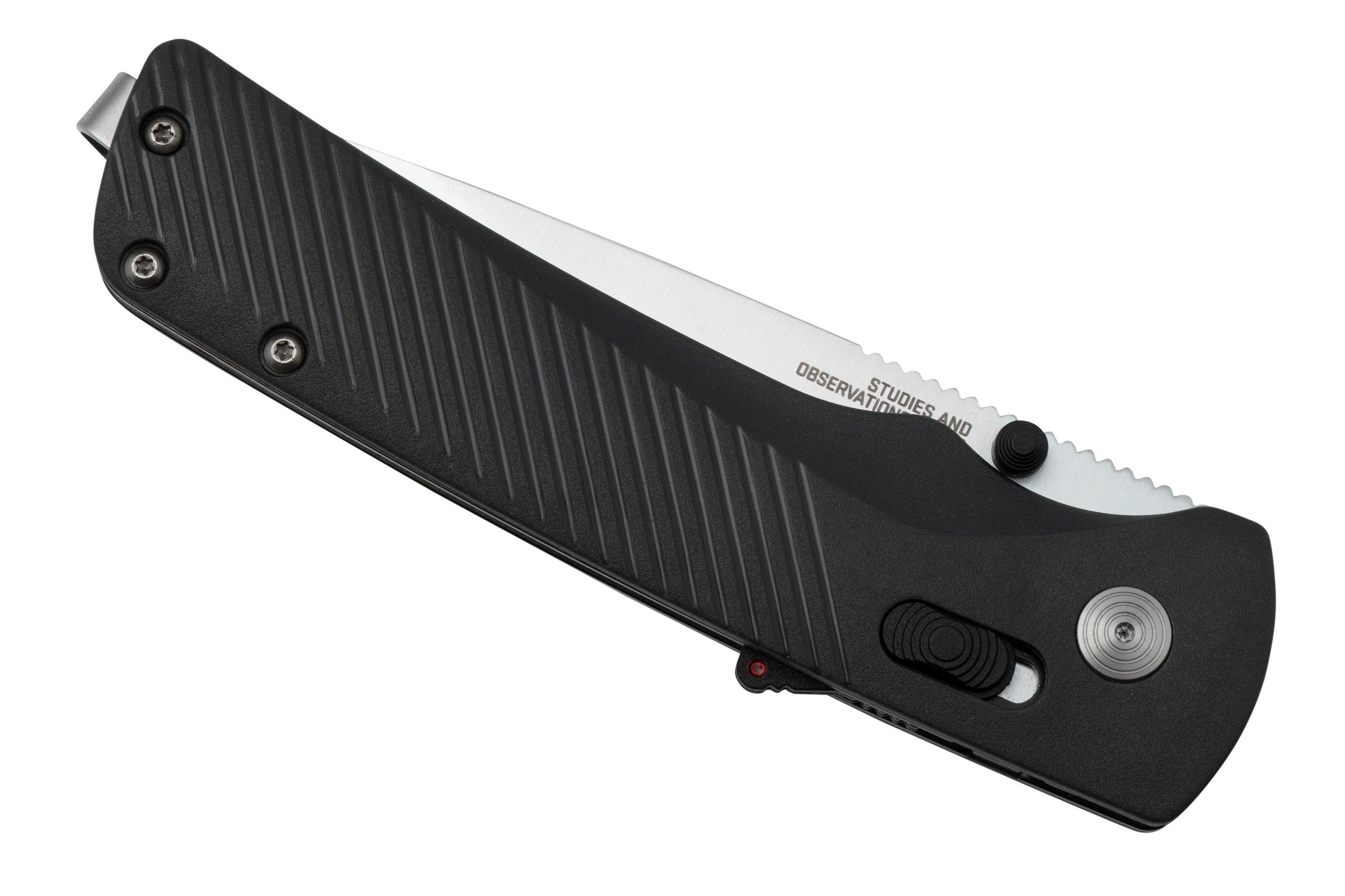 SOG Flash AT Urban Gray Satin 11-18-11-41 pocket knife | Advantageously ...