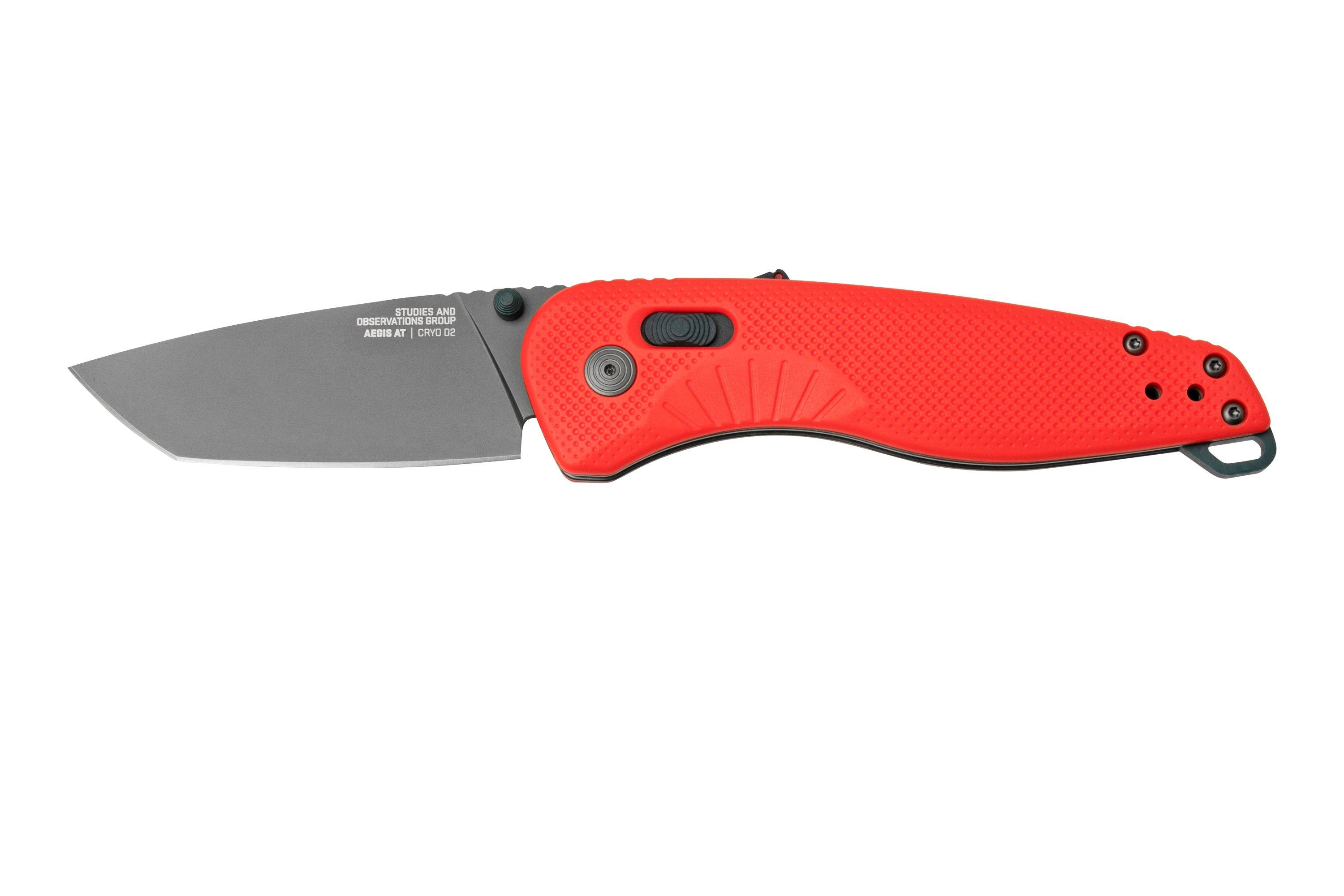 SOG Aegis AT Tanto, Rescue Red, Indigo 11-41-08-41 pocket knife ...