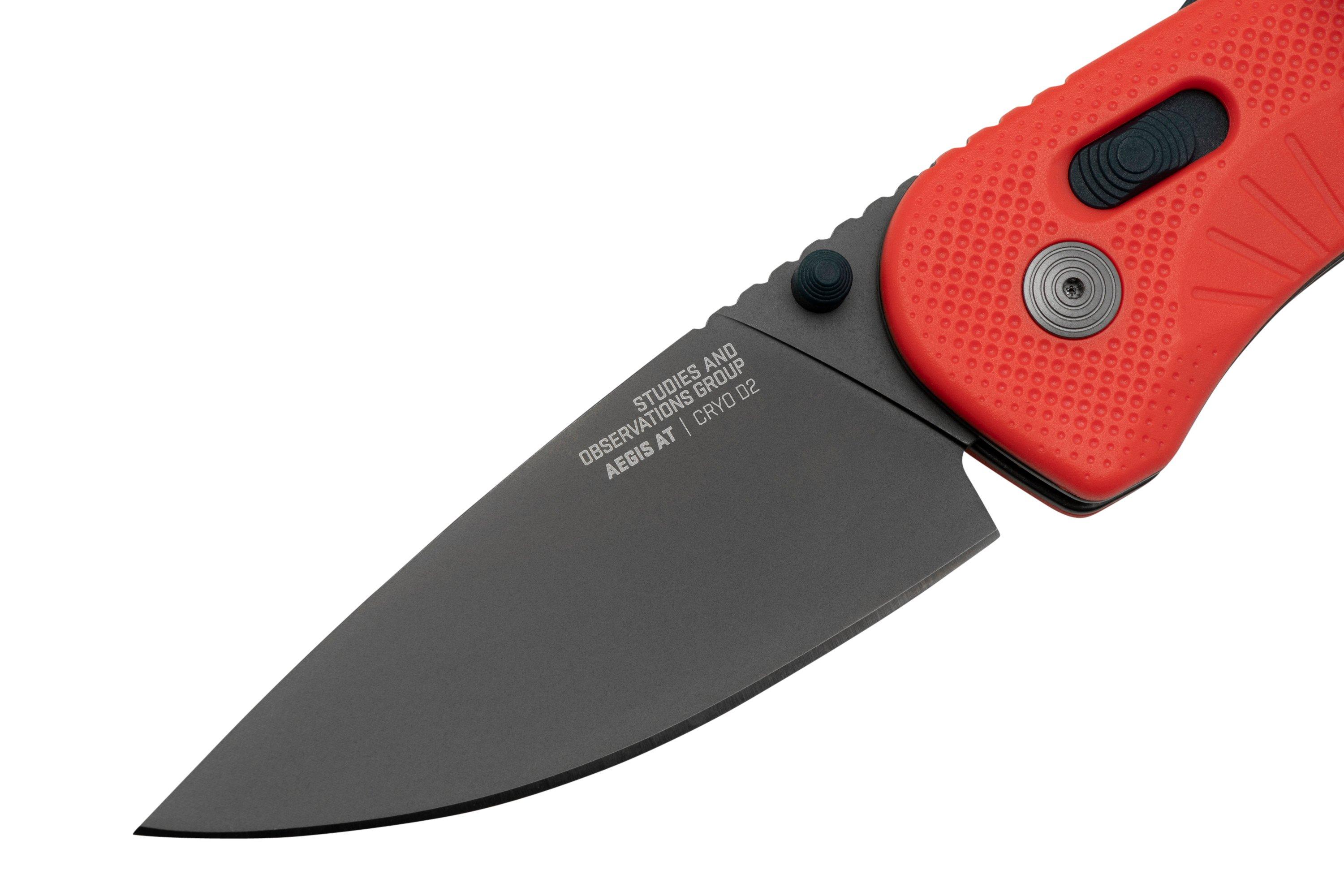 SOG Aegis AT Rescue Red Indigo 11-41-10-41 pocket knife ...