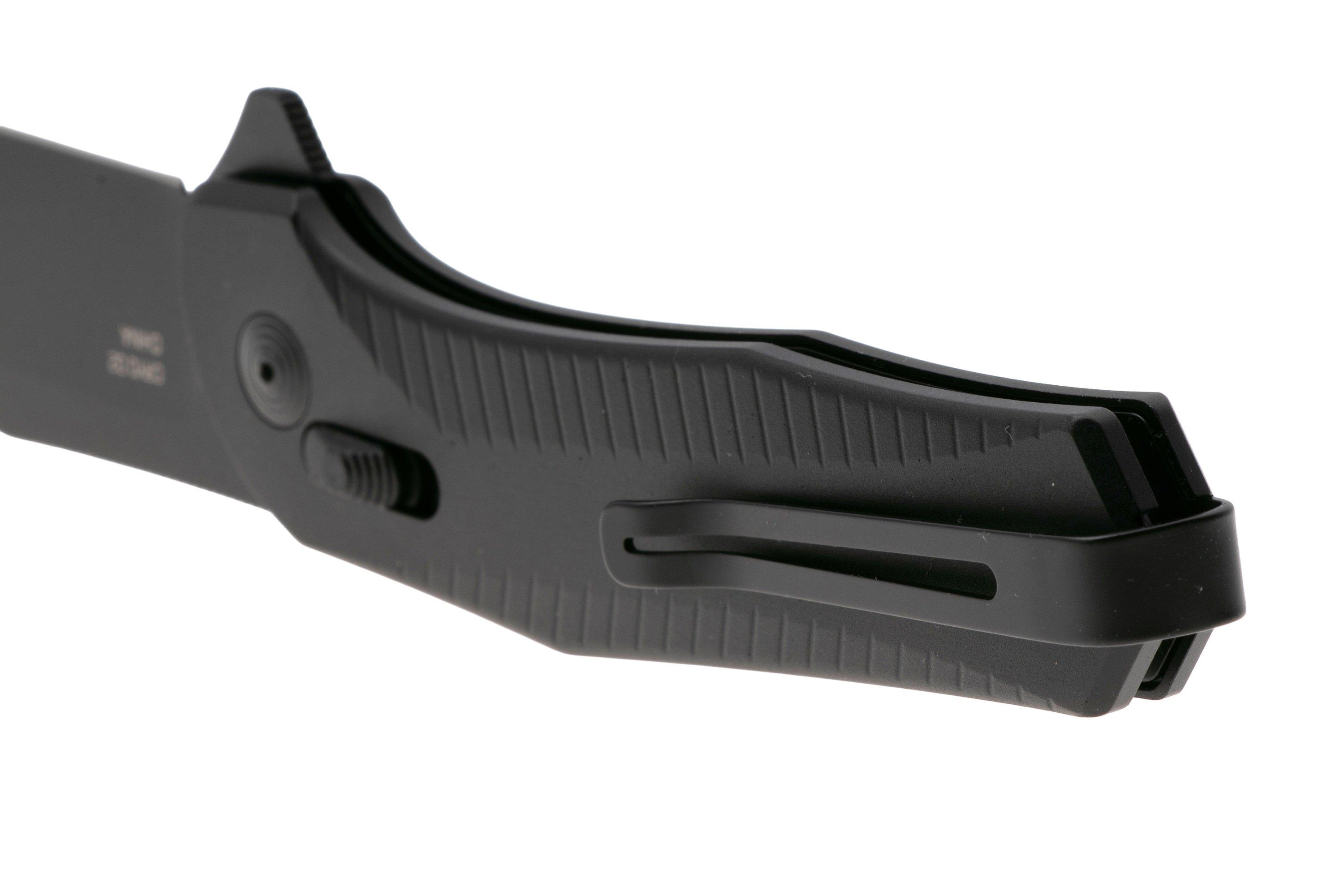 SOG Diverge XR 12-02-01-43, Black PVD D2, Black Aluminum, navaja ...