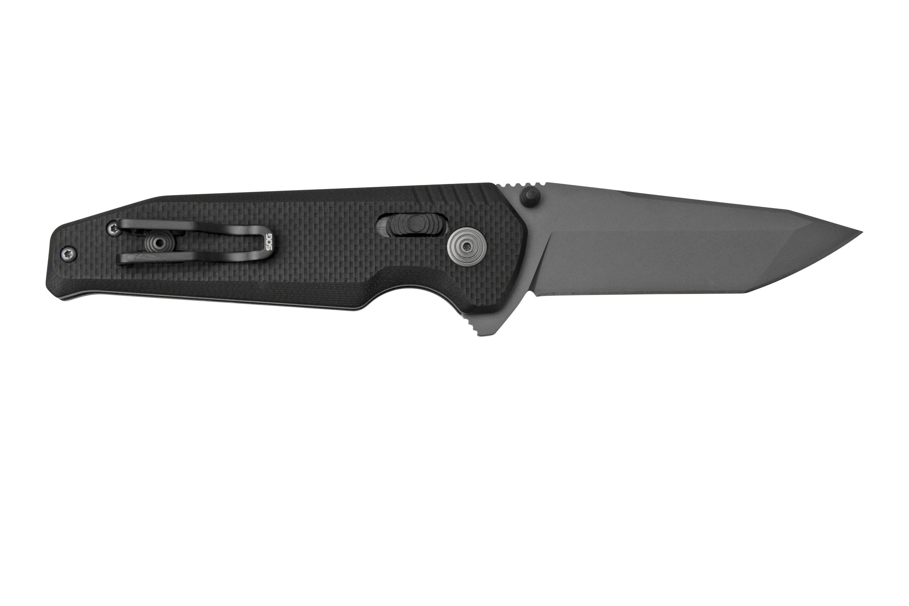 SOG Vision XR LTE Black Graphite 12-57-07-57 pocket knife ...