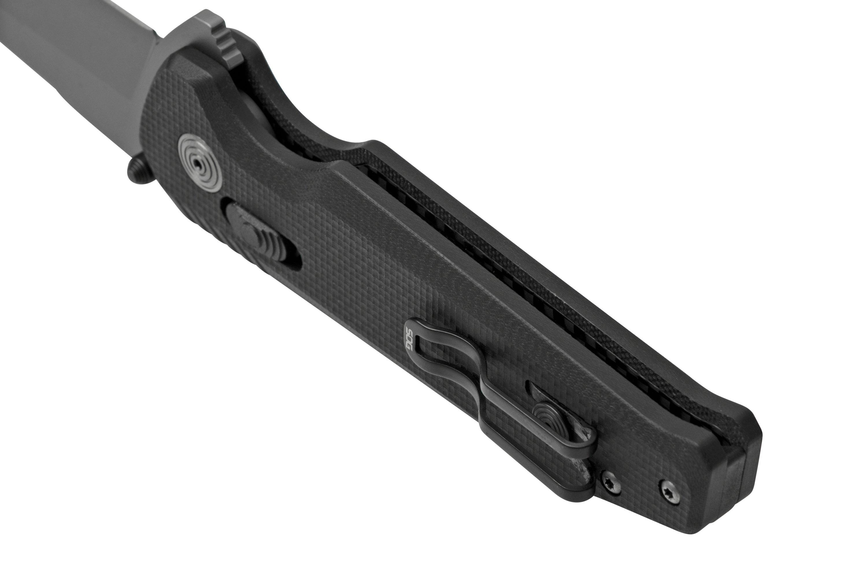 SOG Vision XR LTE Black Graphite 12-57-07-57 pocket knife ...