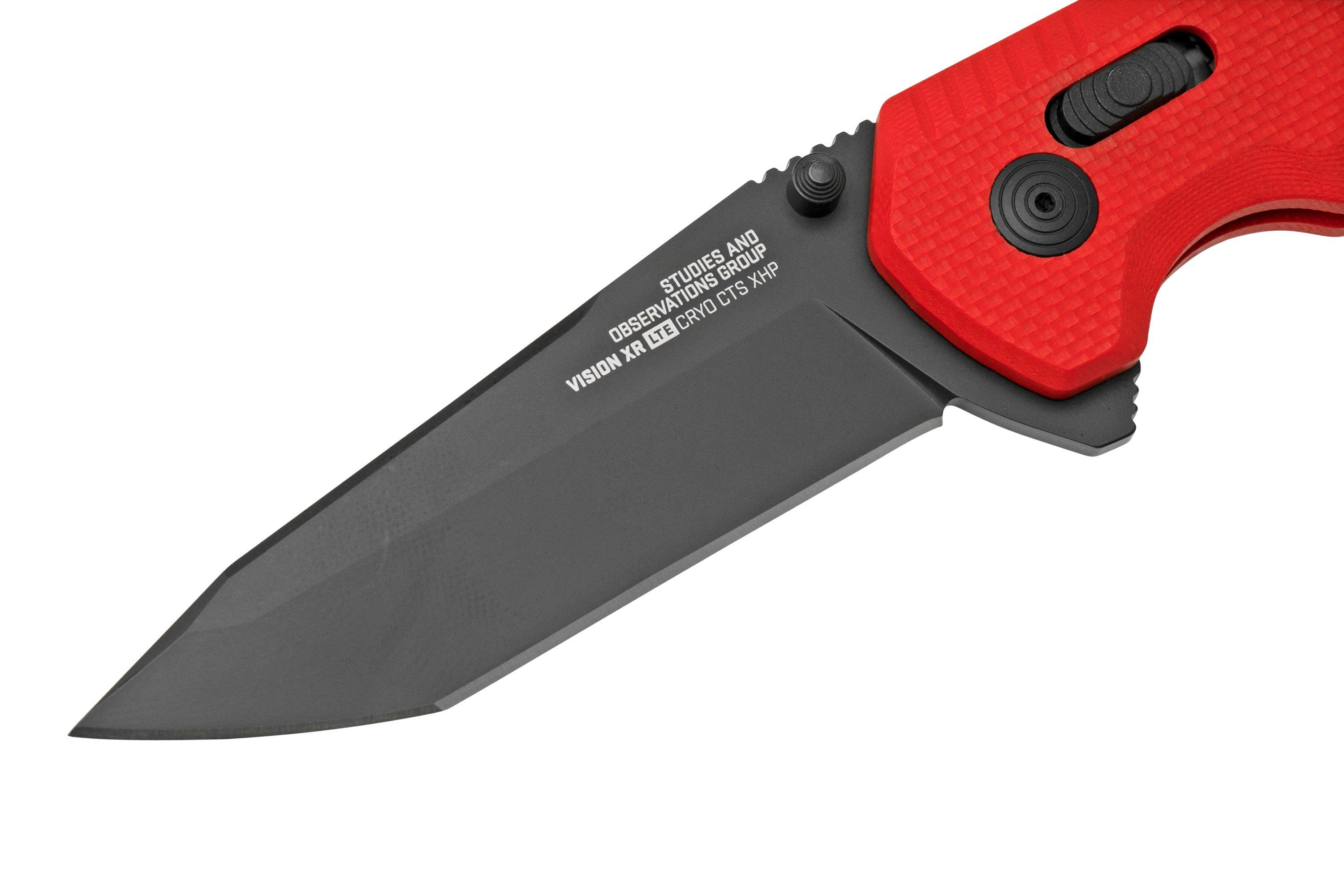 SOG Vision XR LTE Red 12-57-08-57 pocket knife | Advantageously ...
