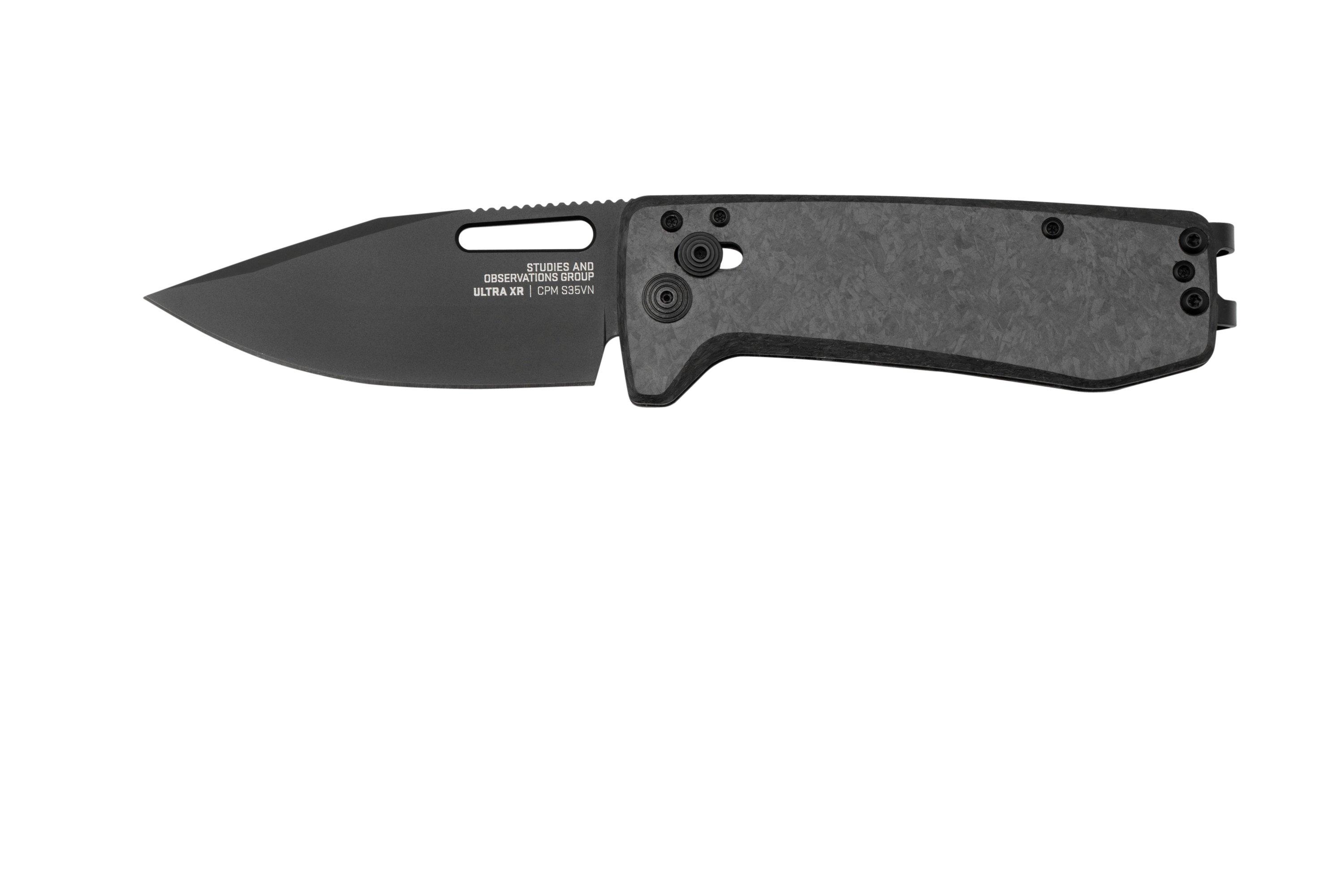 SOG Ultra XR XHP Blackout 12-63-05-57 pocket knife | Advantageously ...
