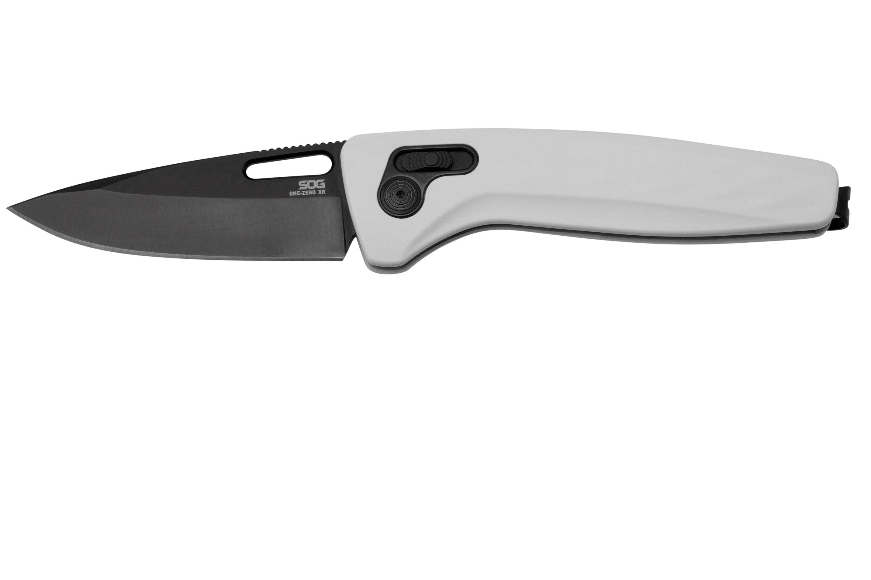 SOG One-Zero XR White Aluminum, Black Chrome 12-73-05-57 coltello da ...