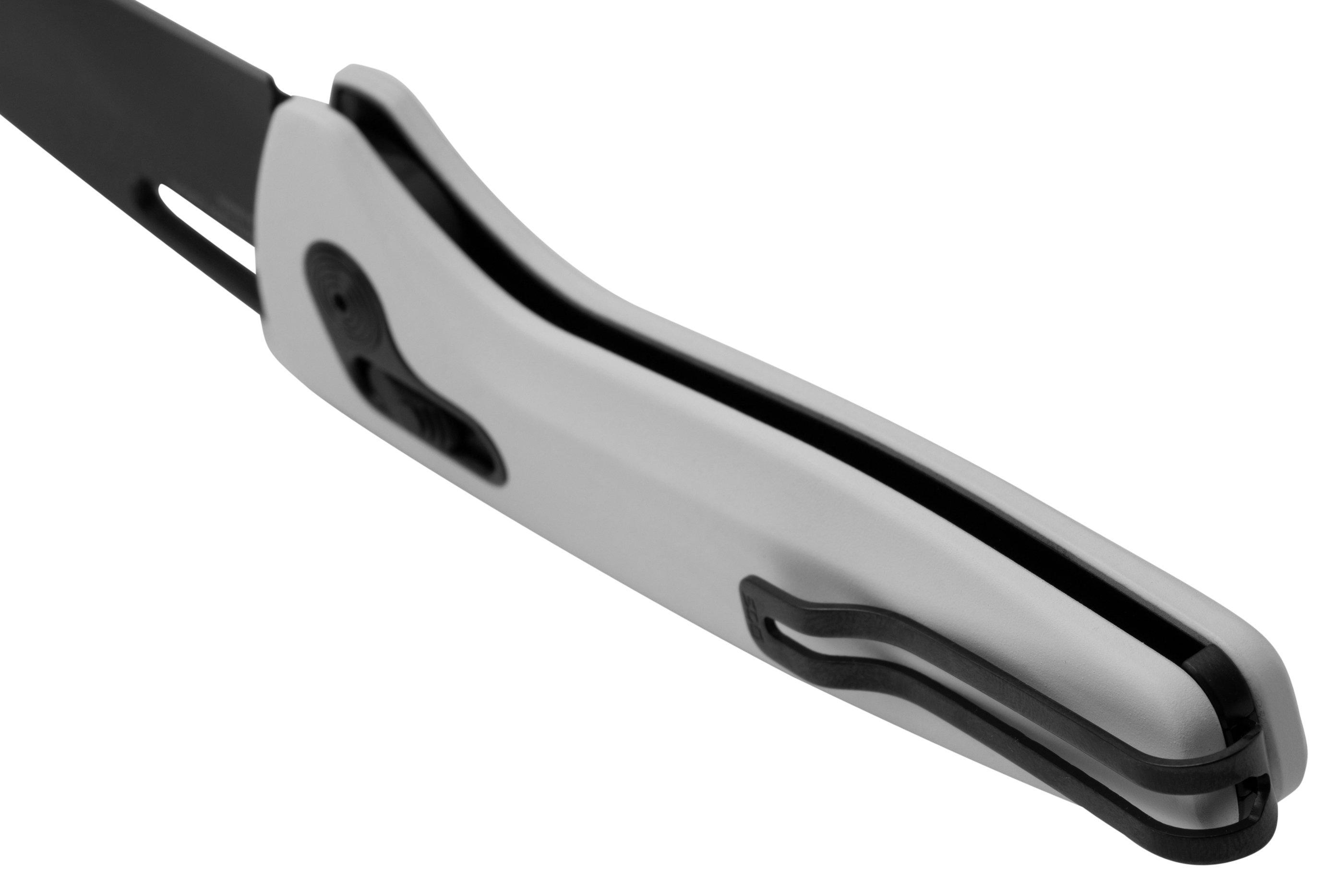 SOG One-Zero XR White Aluminum, Black Chrome 12-73-05-57 pocket knife ...