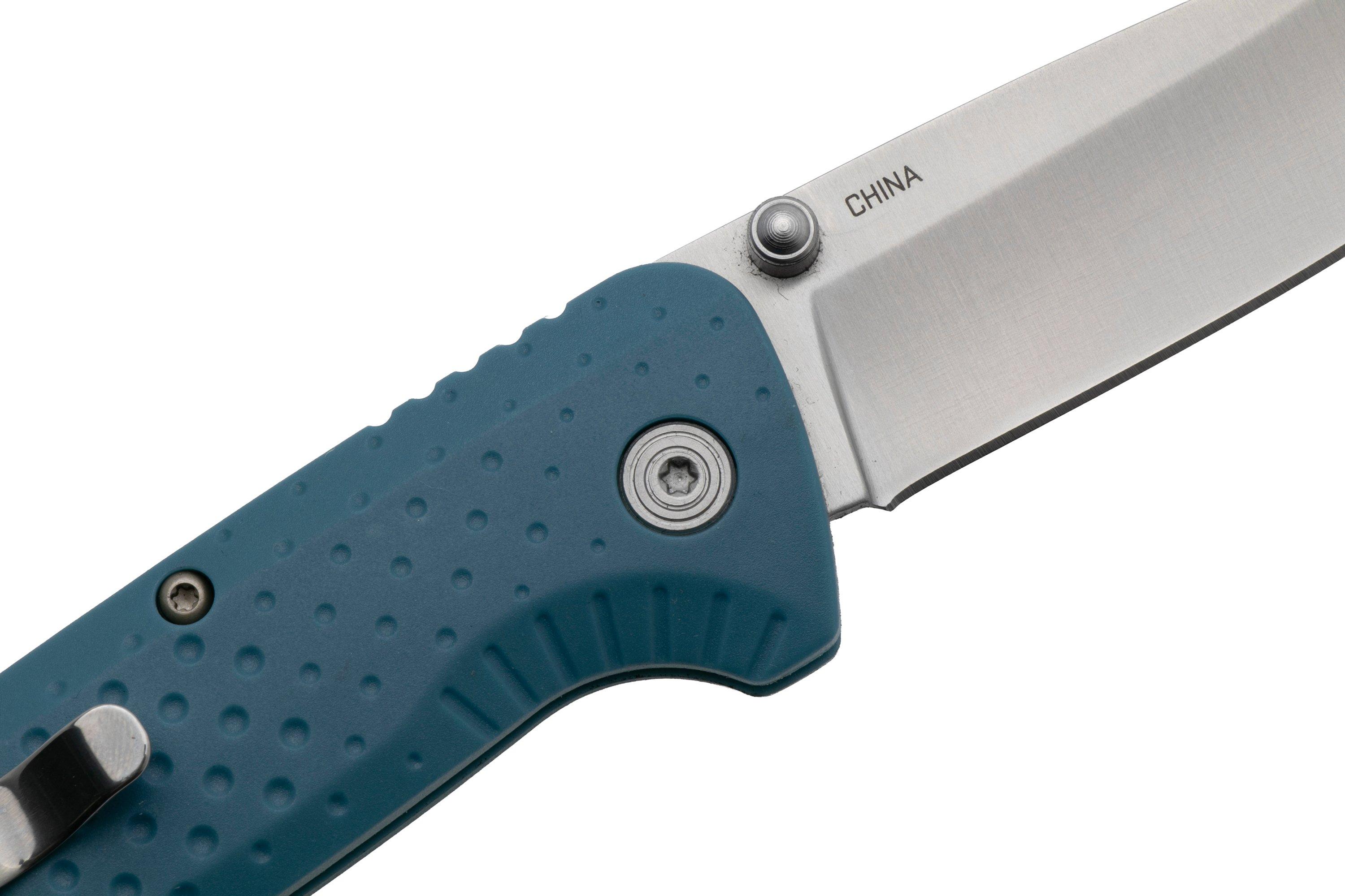 SOG Adventurer LB 13-11-03-43, Satin 5CR15MOV, Nordic Blue GRN navalha ...