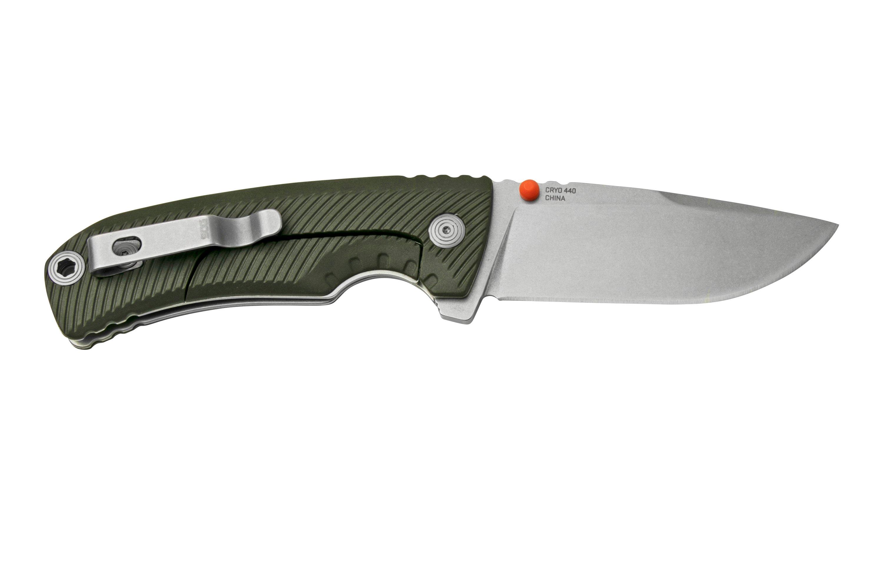 SOG Tellus FLK Olive Drab 14-06-01-41 pocket knife | Advantageously ...