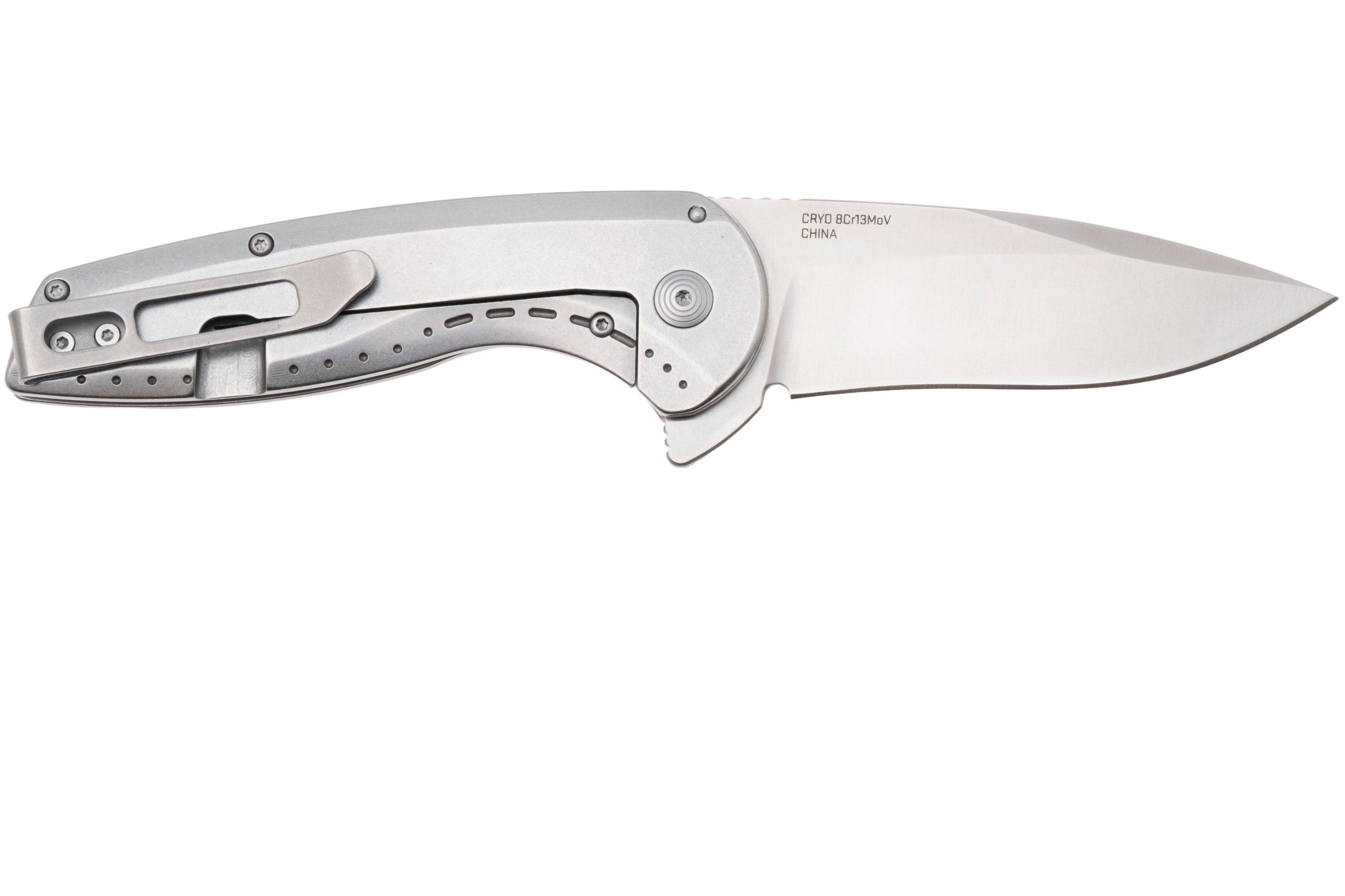 SOG Aegis FLK 2.0 14-41-03-43, Stonewashed 8Cr13MoV, Stainless Steel ...