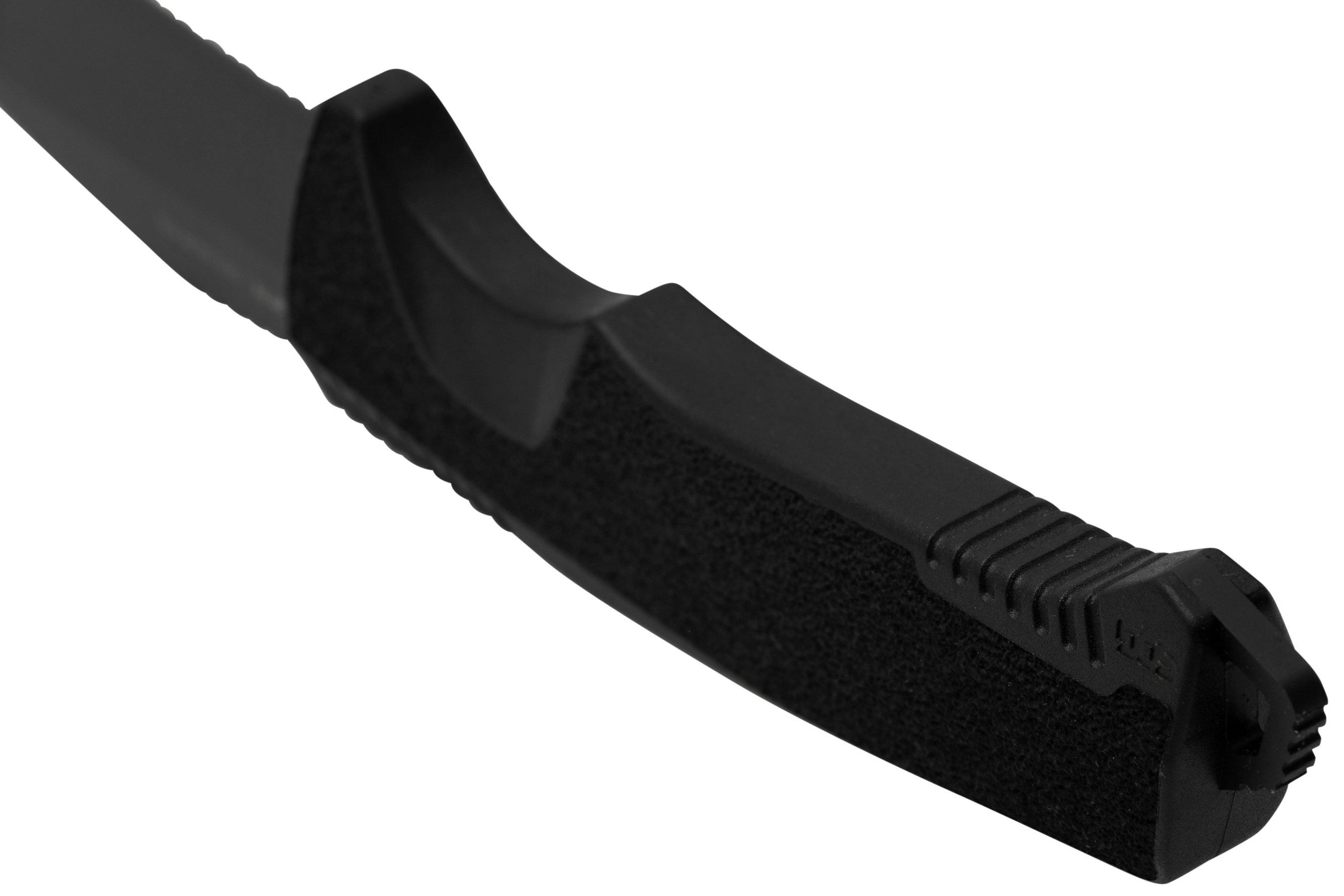 SOG Trident FX 17-12-02-57 Blackout, Partially Serrated, fixed knife ...