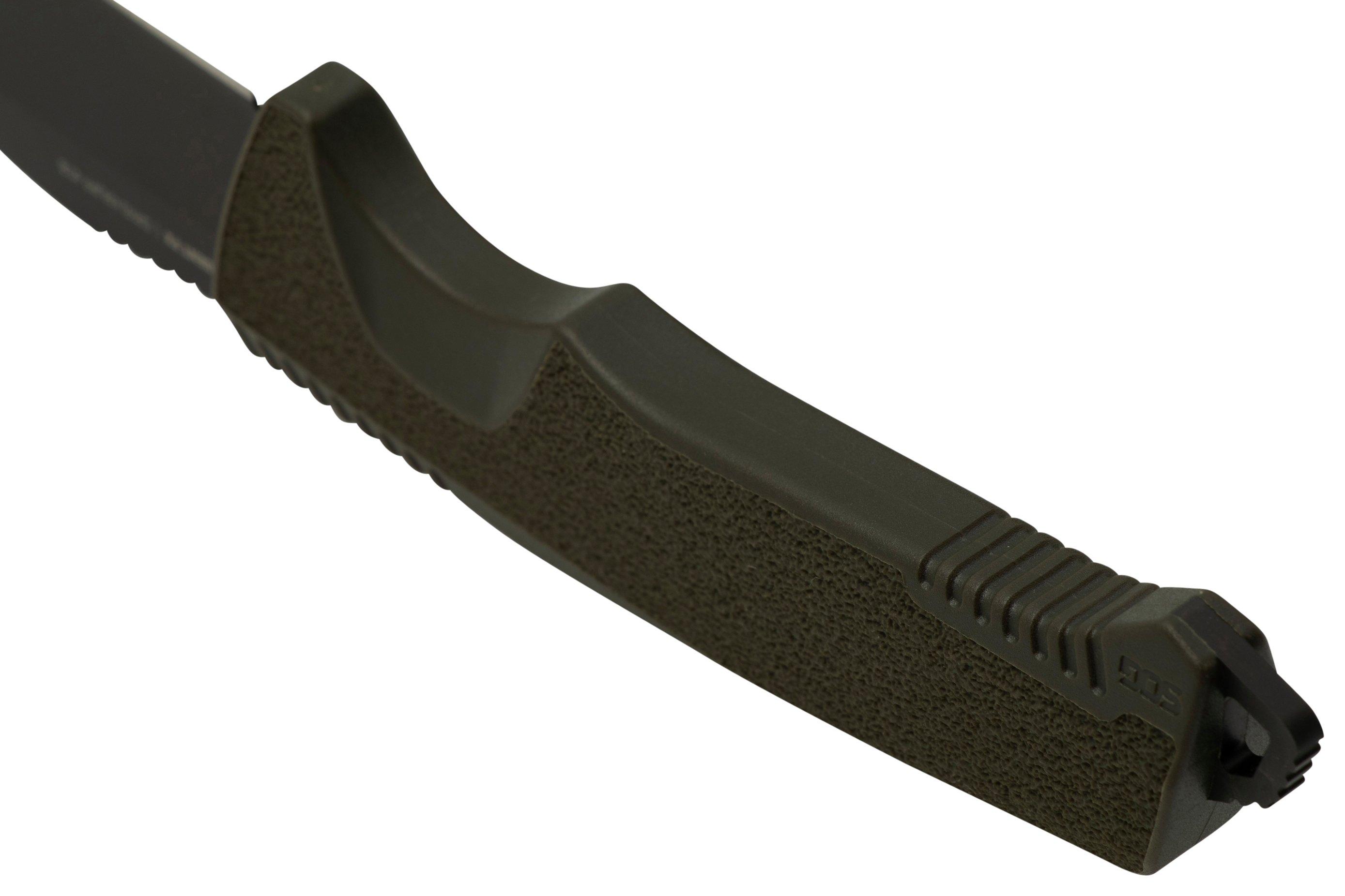 SOG Trident FX 17-12-03-57, OD Green, Straight Edge, fixed knife ...